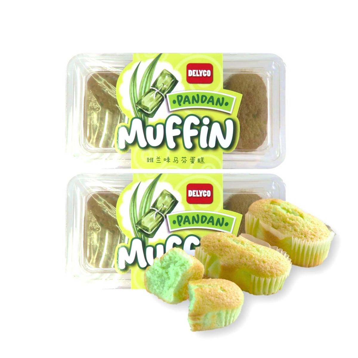 Delyco Pandan Muffin [Bundle of 2] | NTUC FairPrice