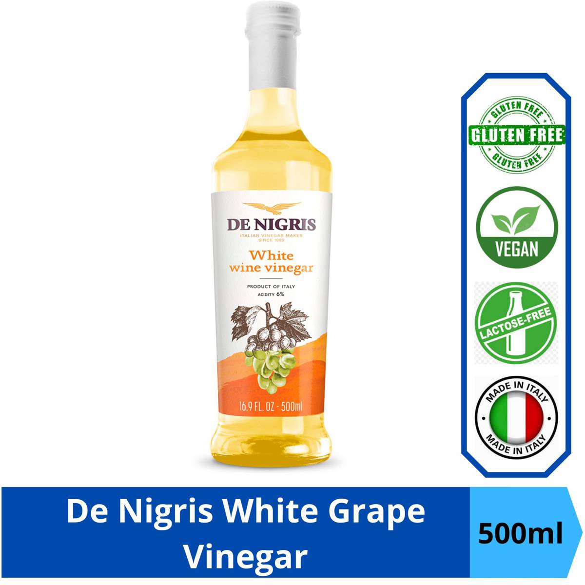 De Nigris White Grape Vinegar | NTUC FairPrice