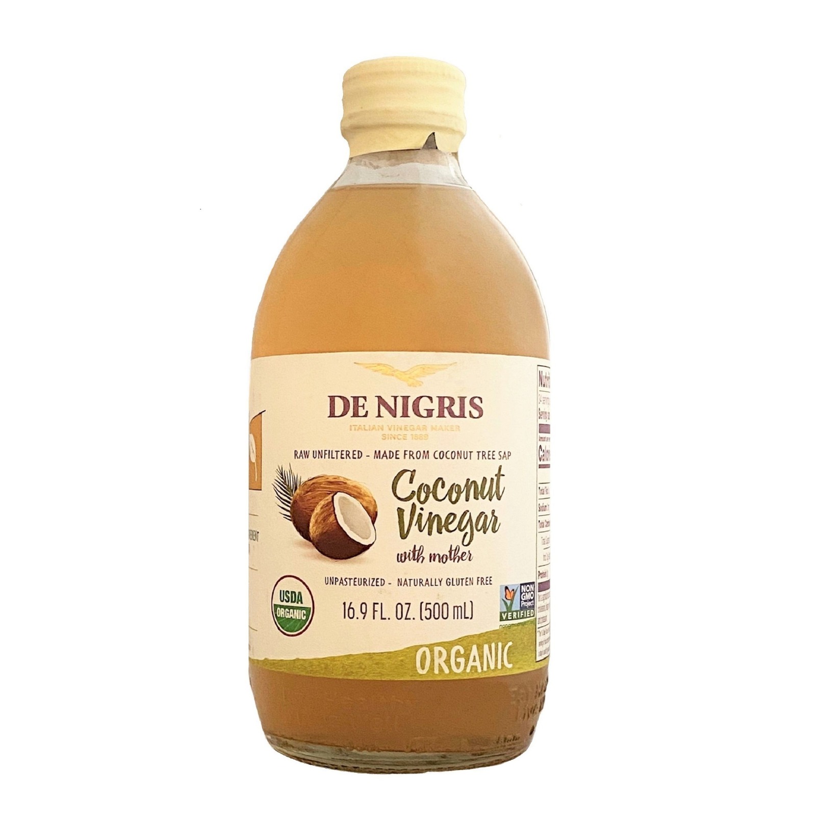 De Nigris Organic Vinegar With Mother - Coconut | NTUC FairPrice