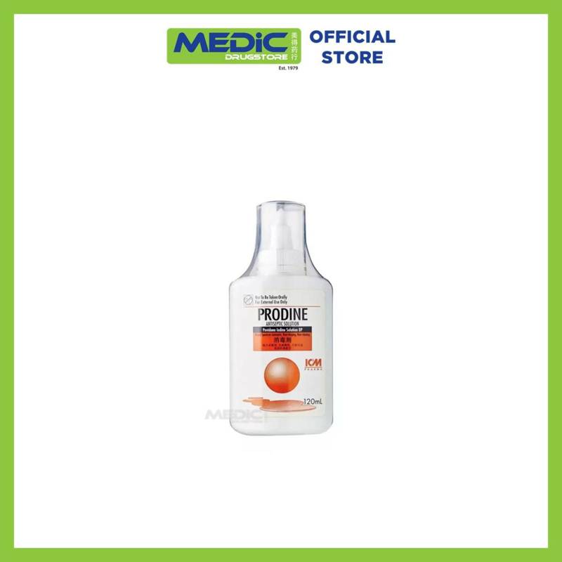 ICM Pharma Prodine Antiseptic Solution 120Ml | NTUC FairPrice
