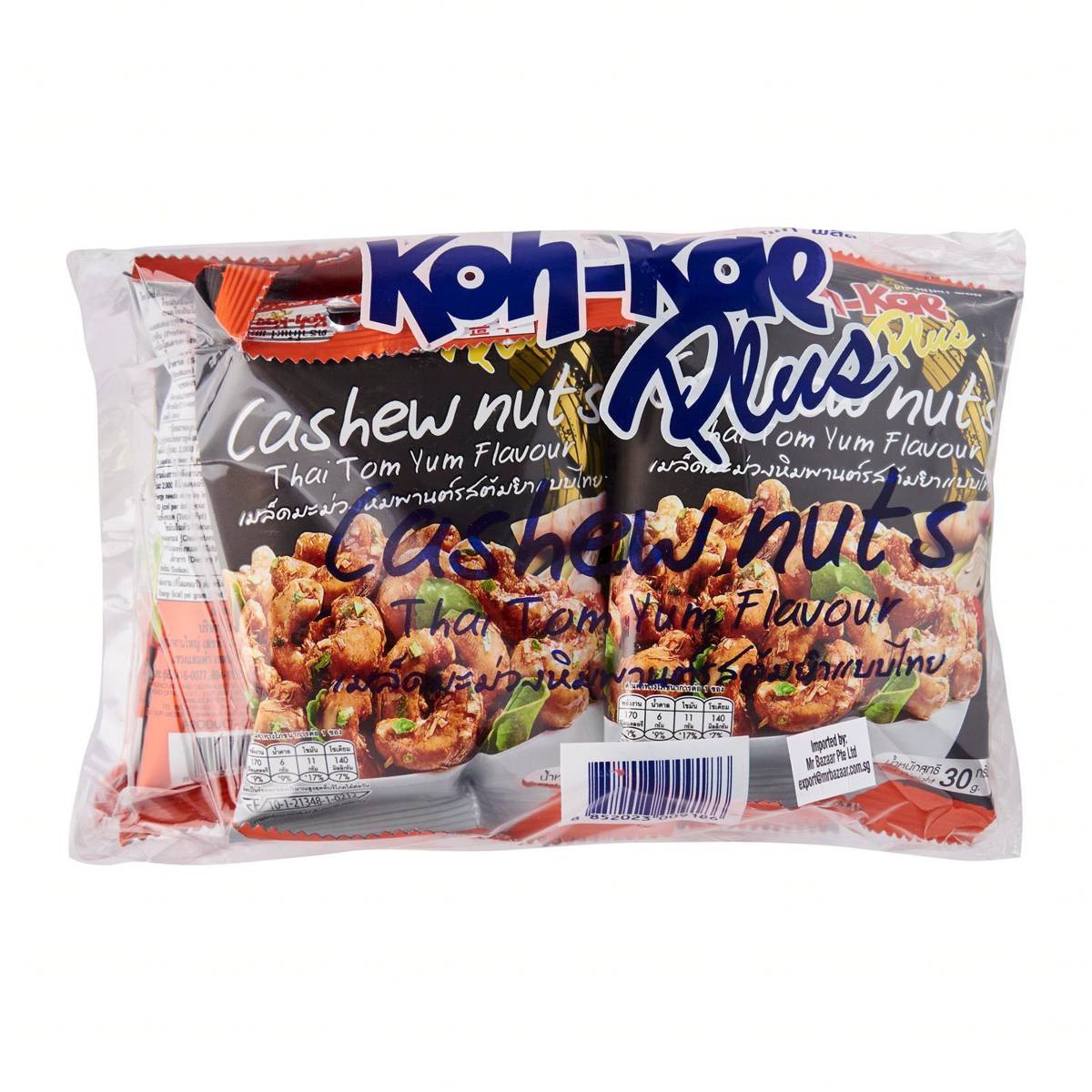 Koh Kae Thai Tom Yum Cashew Nuts 30g x 6 Packs | NTUC FairPrice