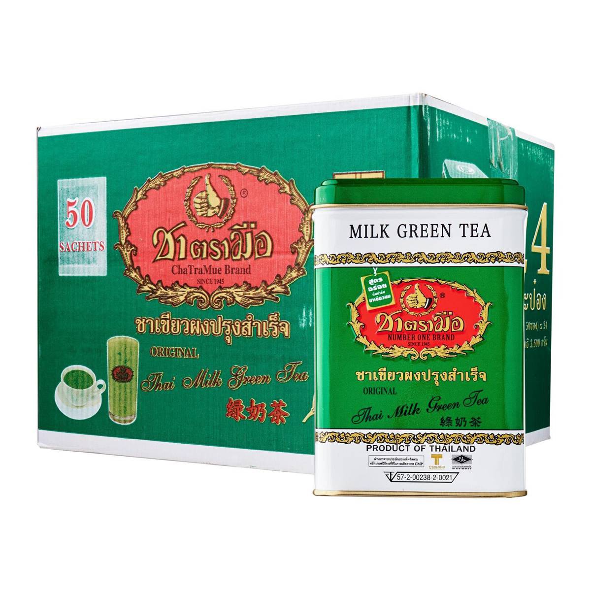 Cha Tra Mue Original Thai Milk Green Tea (Tea Sachets/Bags) | NTUC ...