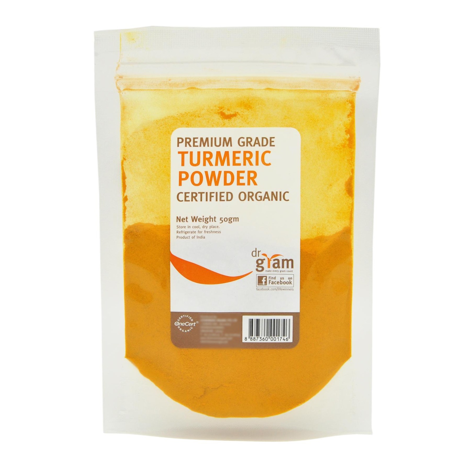 Dr Gram Organic Turmeric Powder (pkt) | NTUC FairPrice