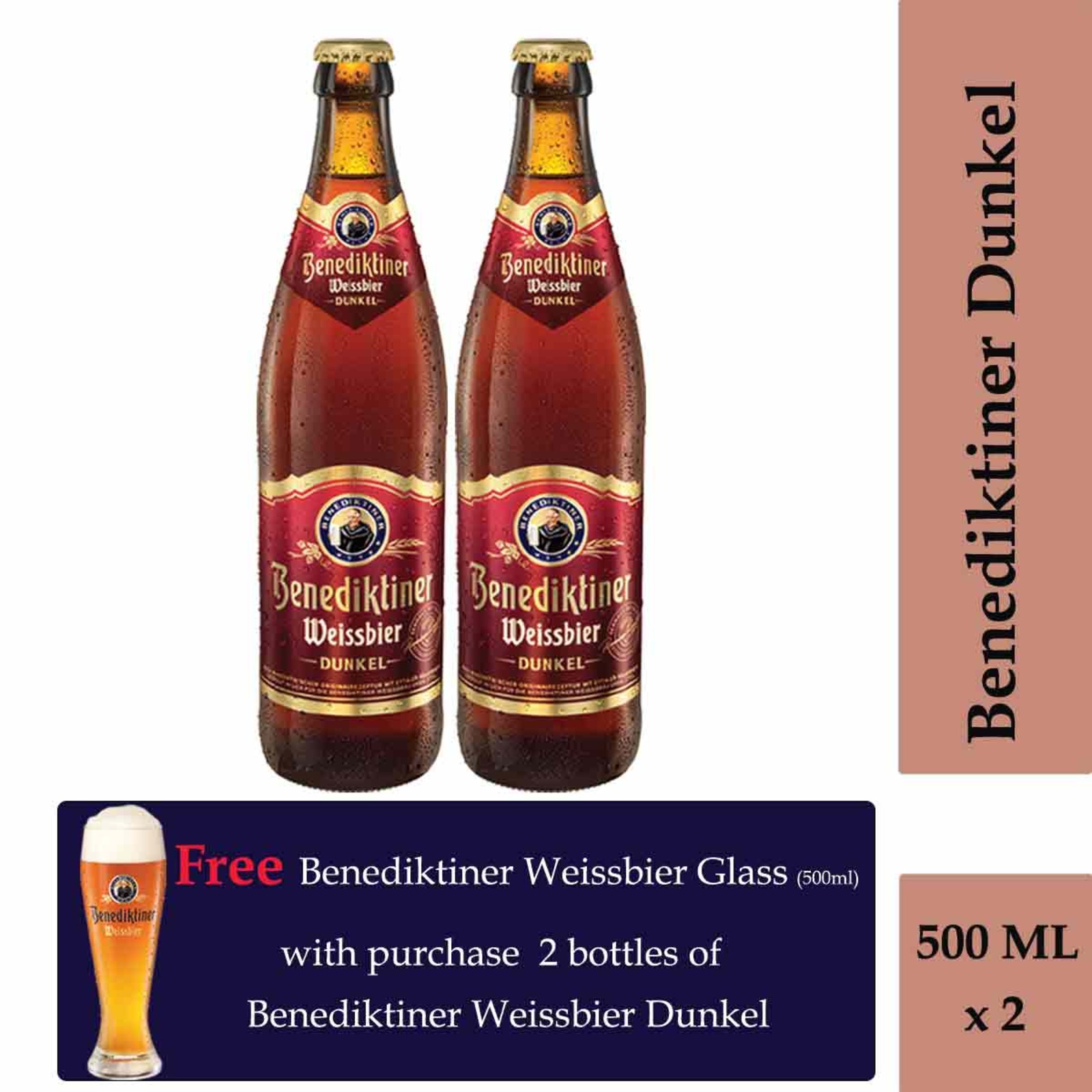 Benediktiner Dunkel Beer 2's | NTUC FairPrice