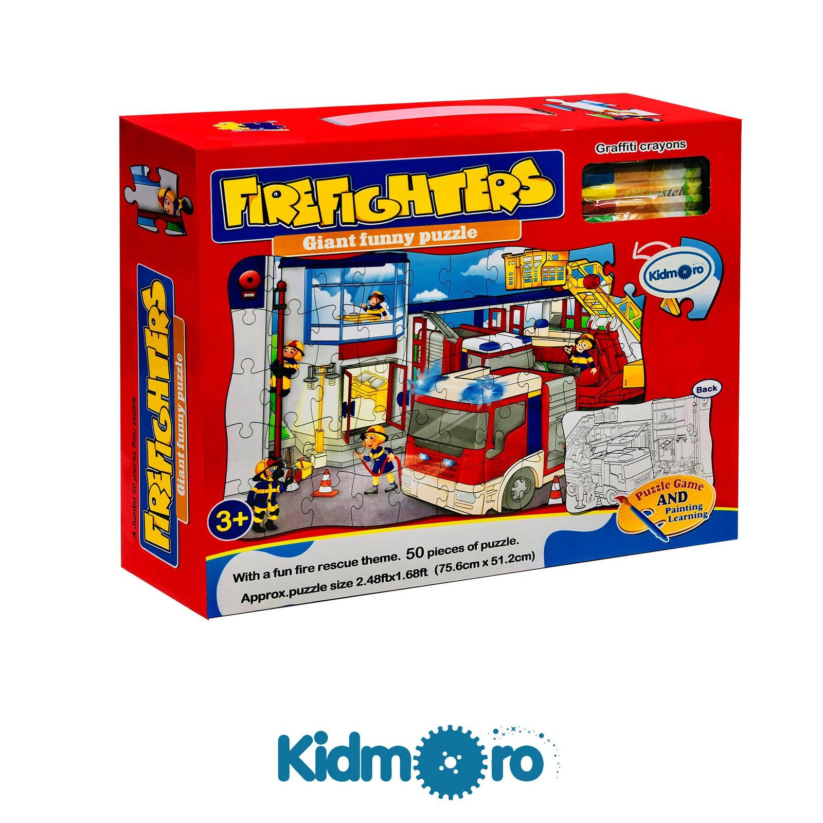 Kidmoro Fire Fighter Giant Learning Puzzle | NTUC FairPrice