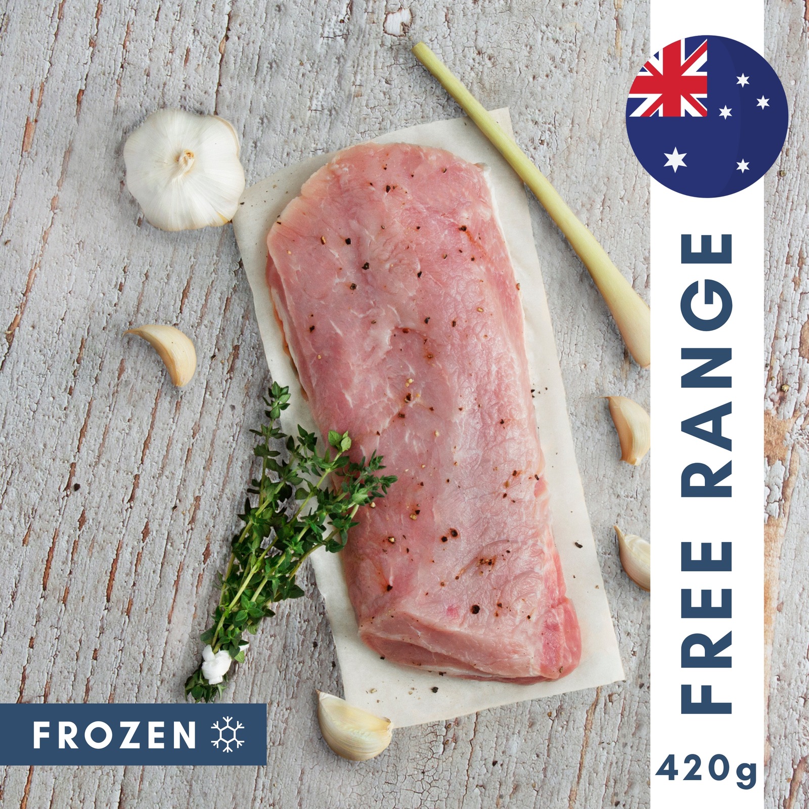 The Meat Club Free Range Pork Loin Boneless - AUS - Frozen | NTUC FairPrice