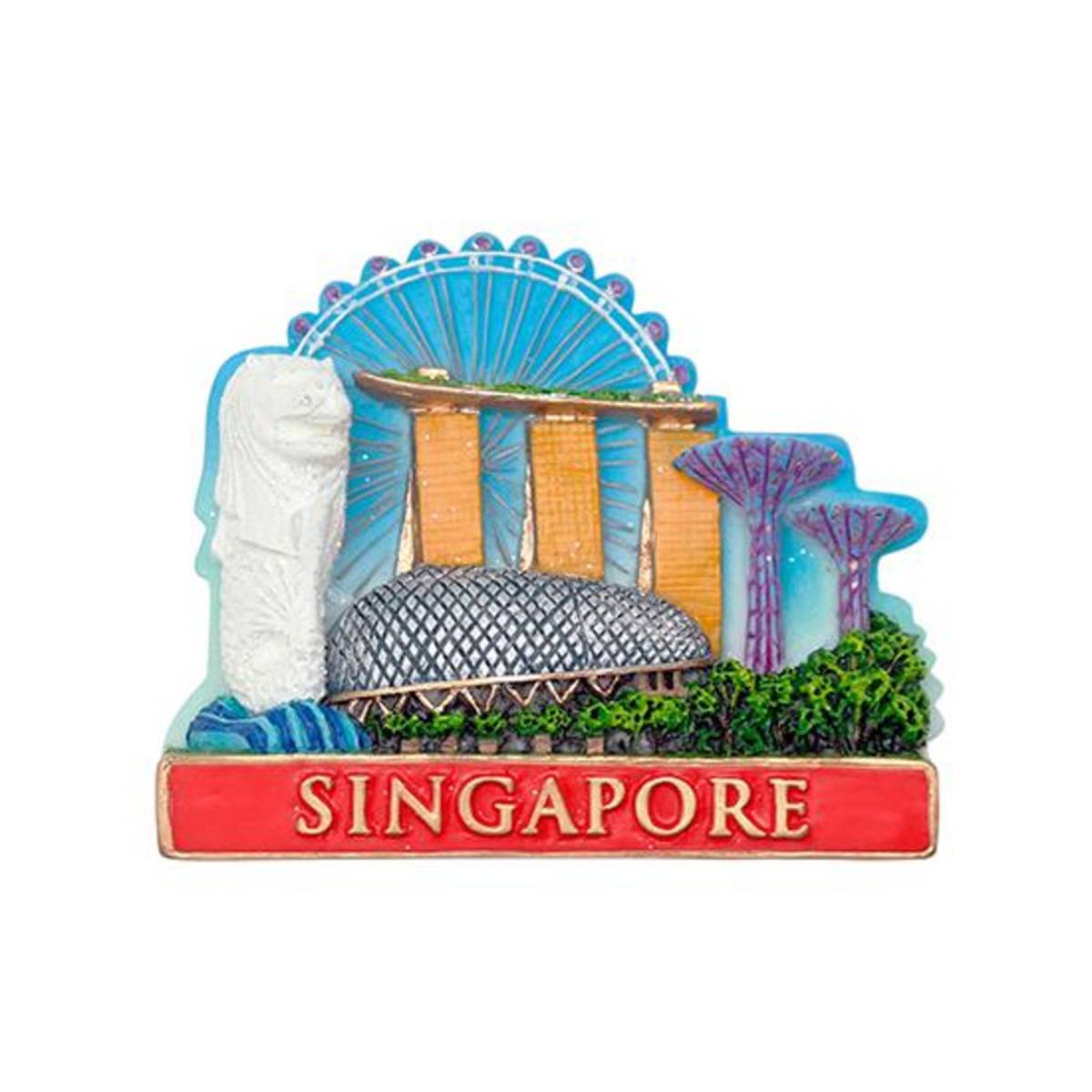 ACE 3D Fridge Magnet - Merlion/MBS/Esplanade | NTUC FairPrice
