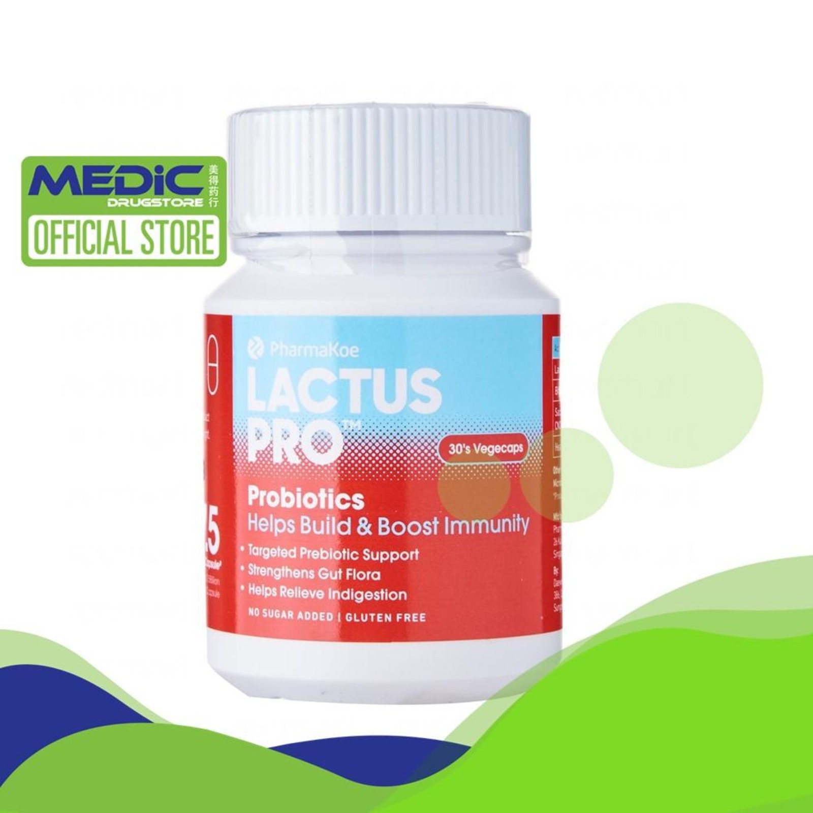 Lactus Pro Probiotic 107.5 Billion 30 Vegecaps | NTUC FairPrice