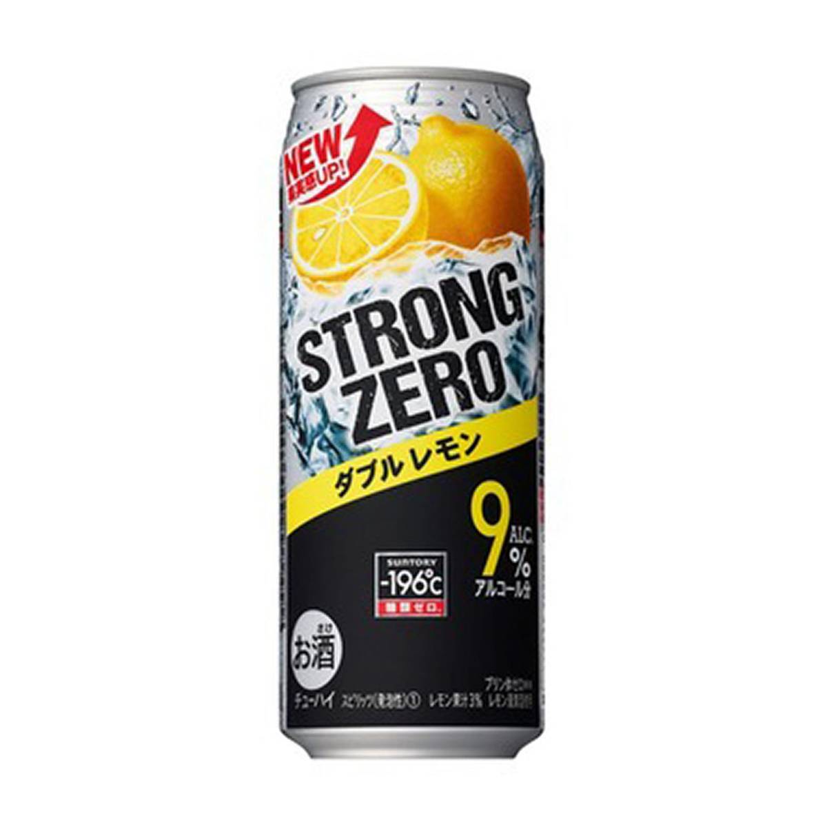 Suntory -196 Degree Strong Zero Double Lemon Chuhai Can | NTUC FairPrice