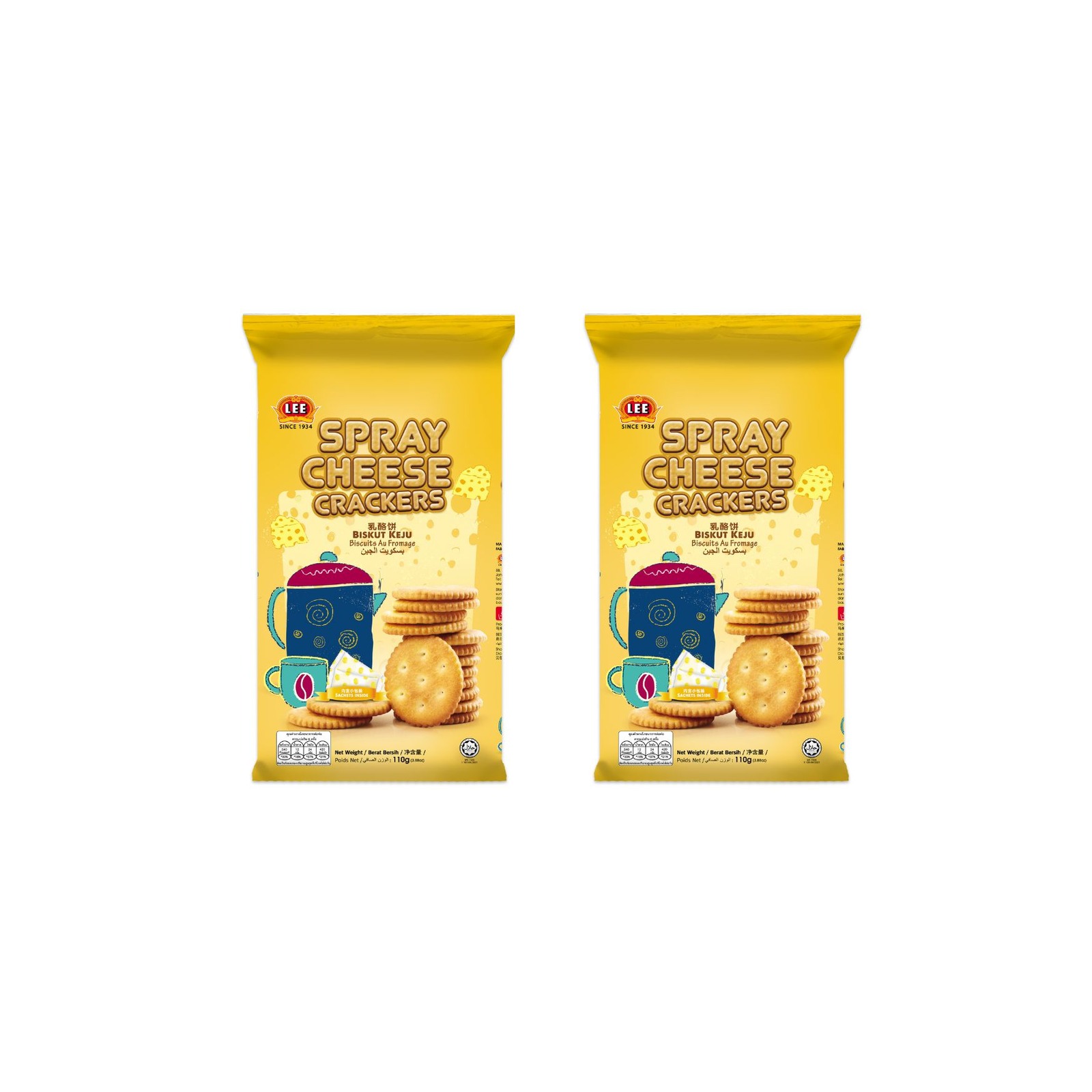 Lee Biscuits Bundle of 2 Cheese Crackers (individual sachets | NTUC ...