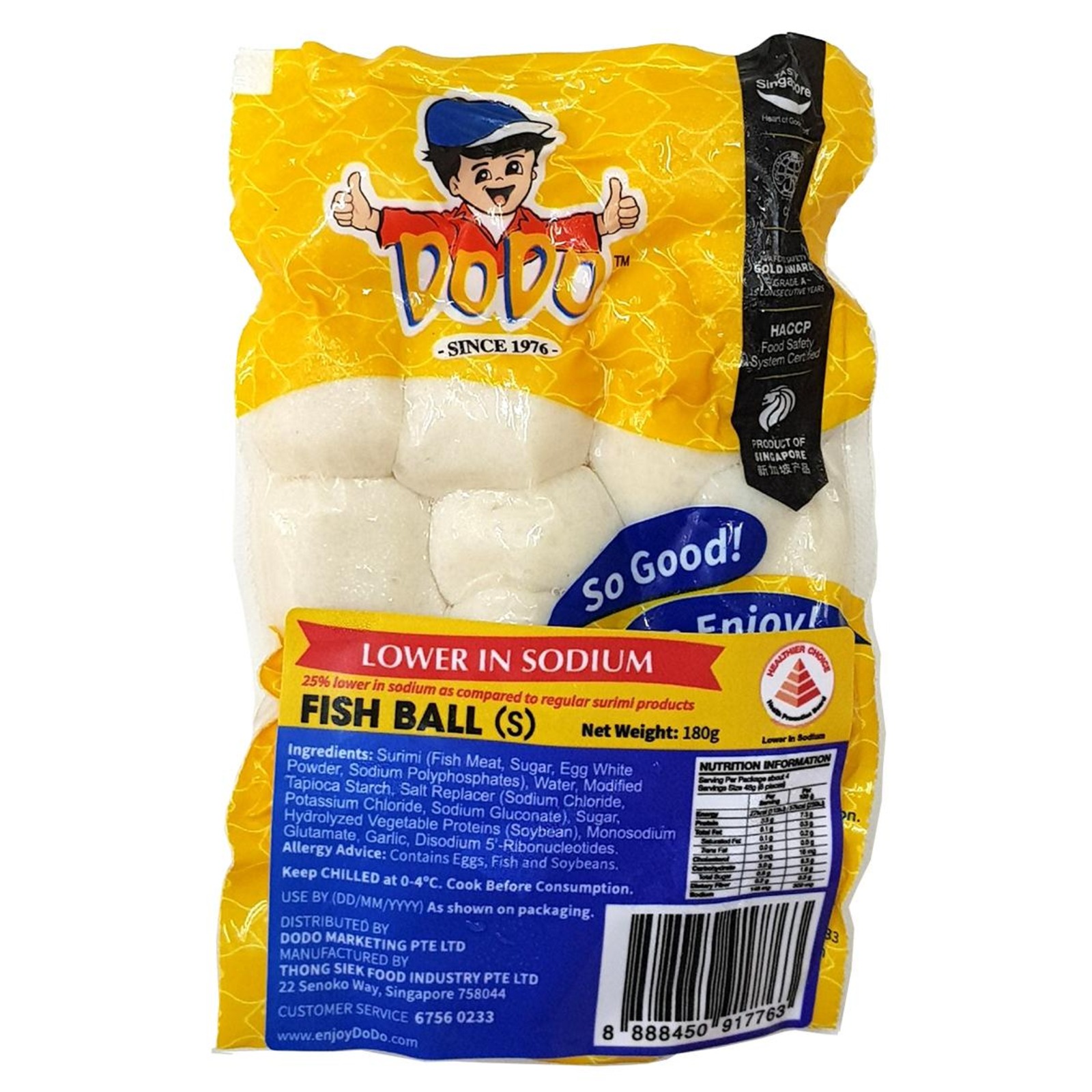 DODO Fish Ball (S) - Lower In Sodium | NTUC FairPrice