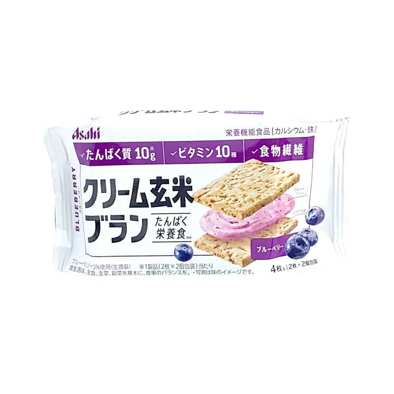 Asahi Blueberry Cream Brown Rice Bran Cookie | NTUC FairPrice