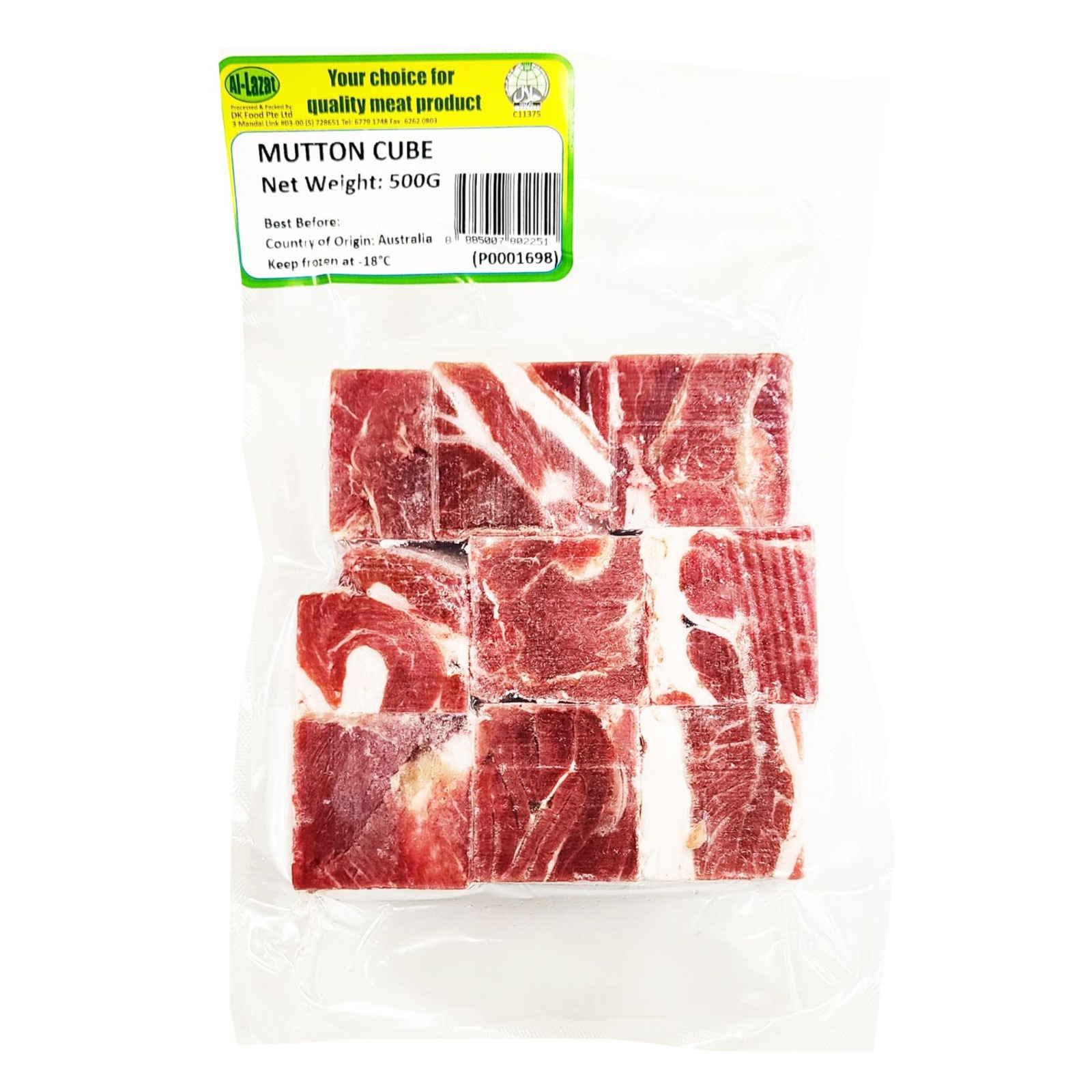 Al-Lazat Mutton Cube | NTUC FairPrice