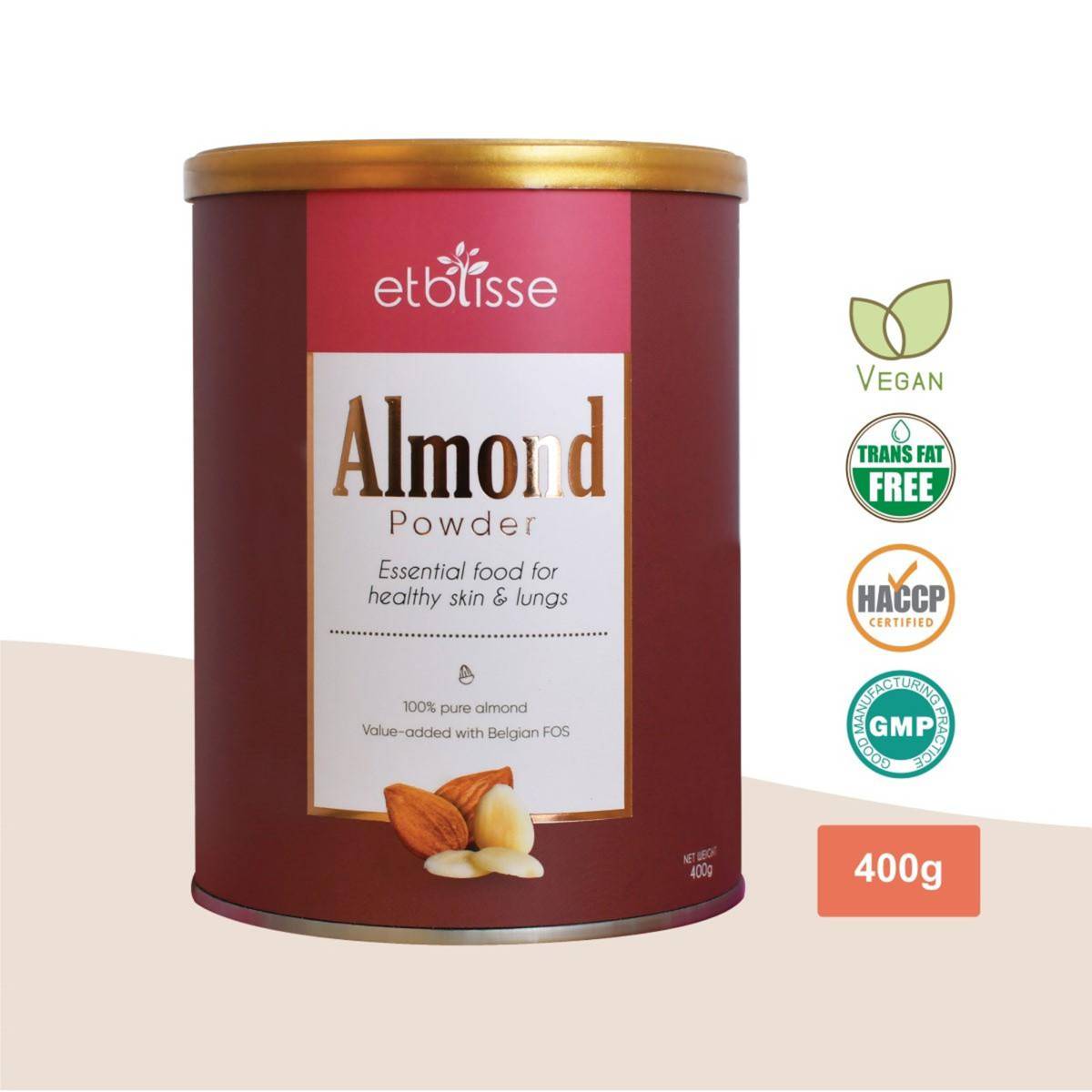 Etblisse Etblisse Almond Powder 400g - Lung Function | NTUC FairPrice