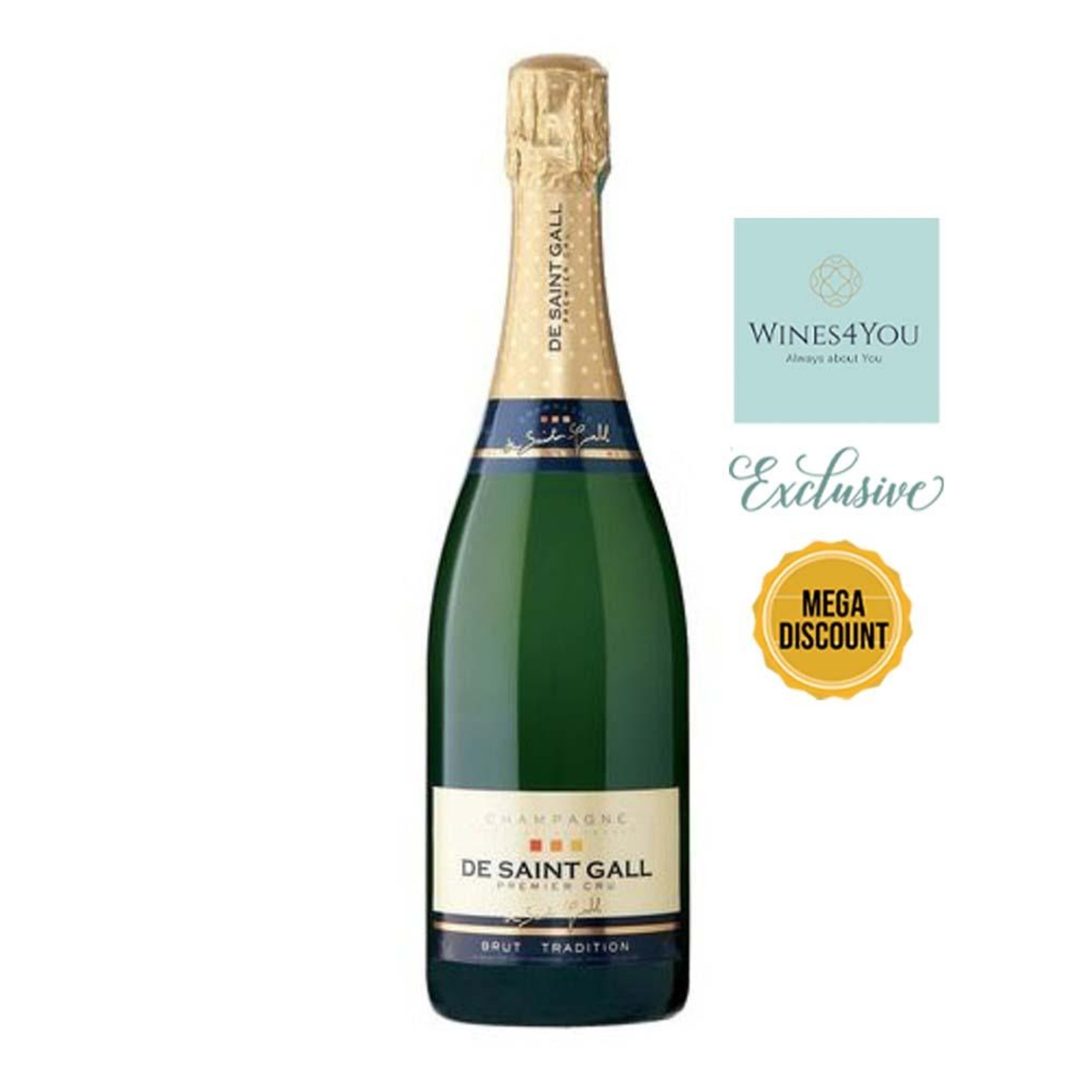 Champagne De Saint Gall Brut Tradition Premier Cru, France | NTUC FairPrice