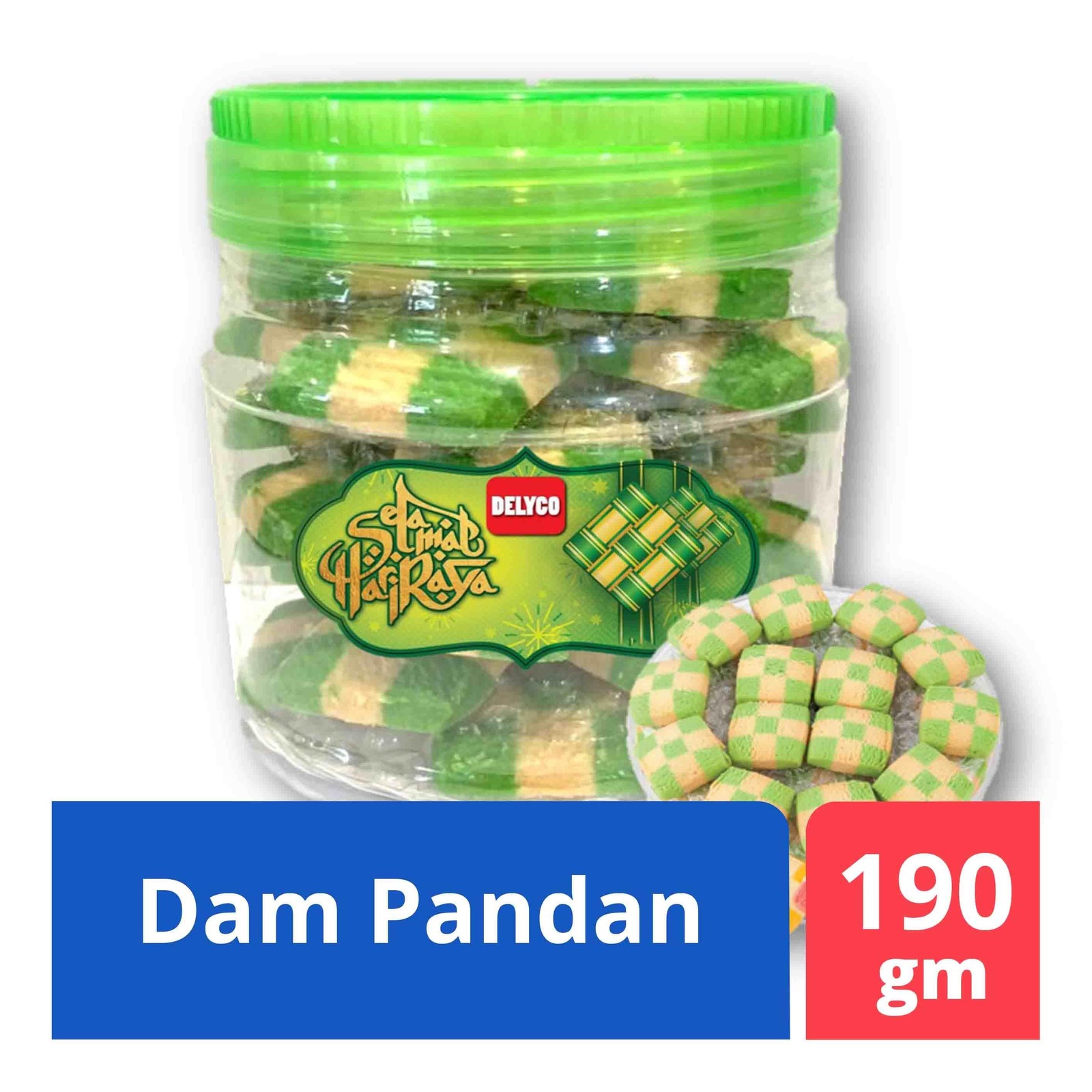 Delyco Hari Raya Dam Pandan Cookies | NTUC FairPrice