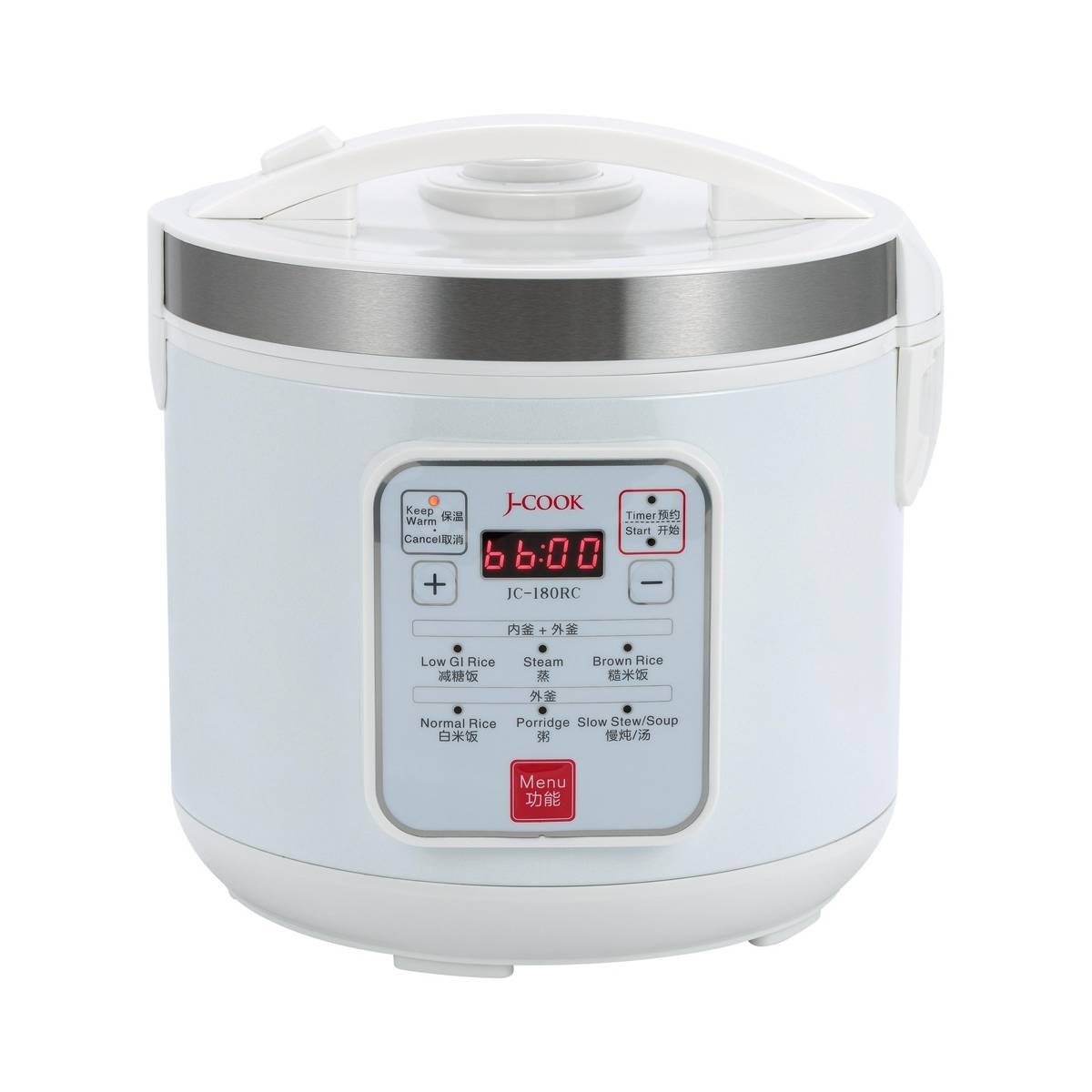 J-COOK JC 180RC 1.8L Low GI rice cooker | NTUC FairPrice
