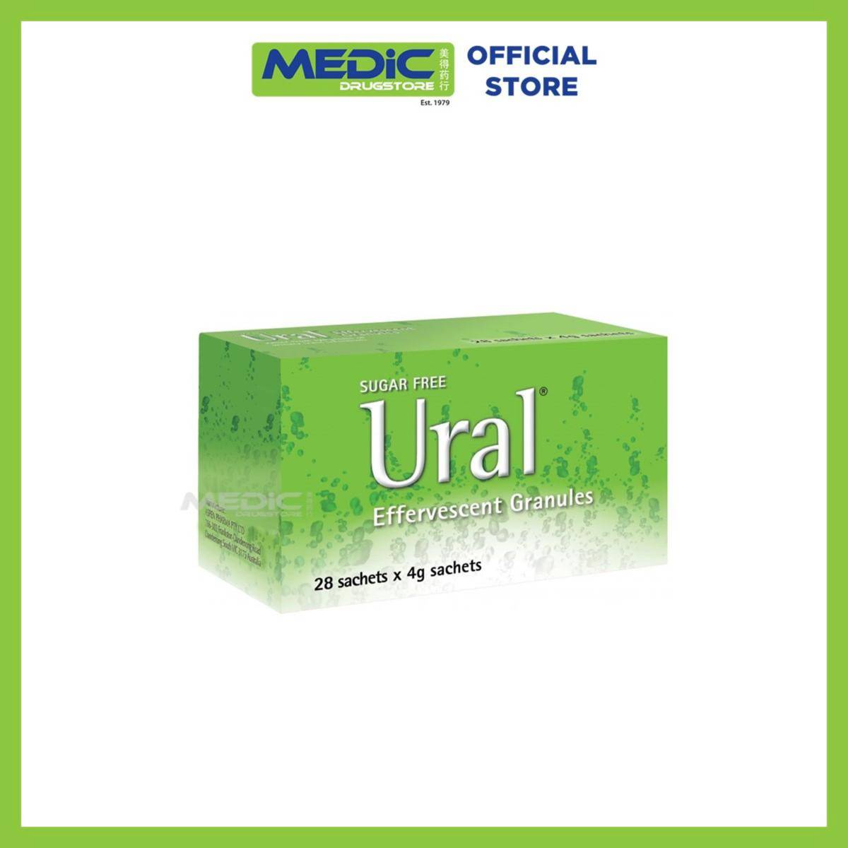 Ural Effervescent Granules Sugar Free 4g x 28s | NTUC FairPrice
