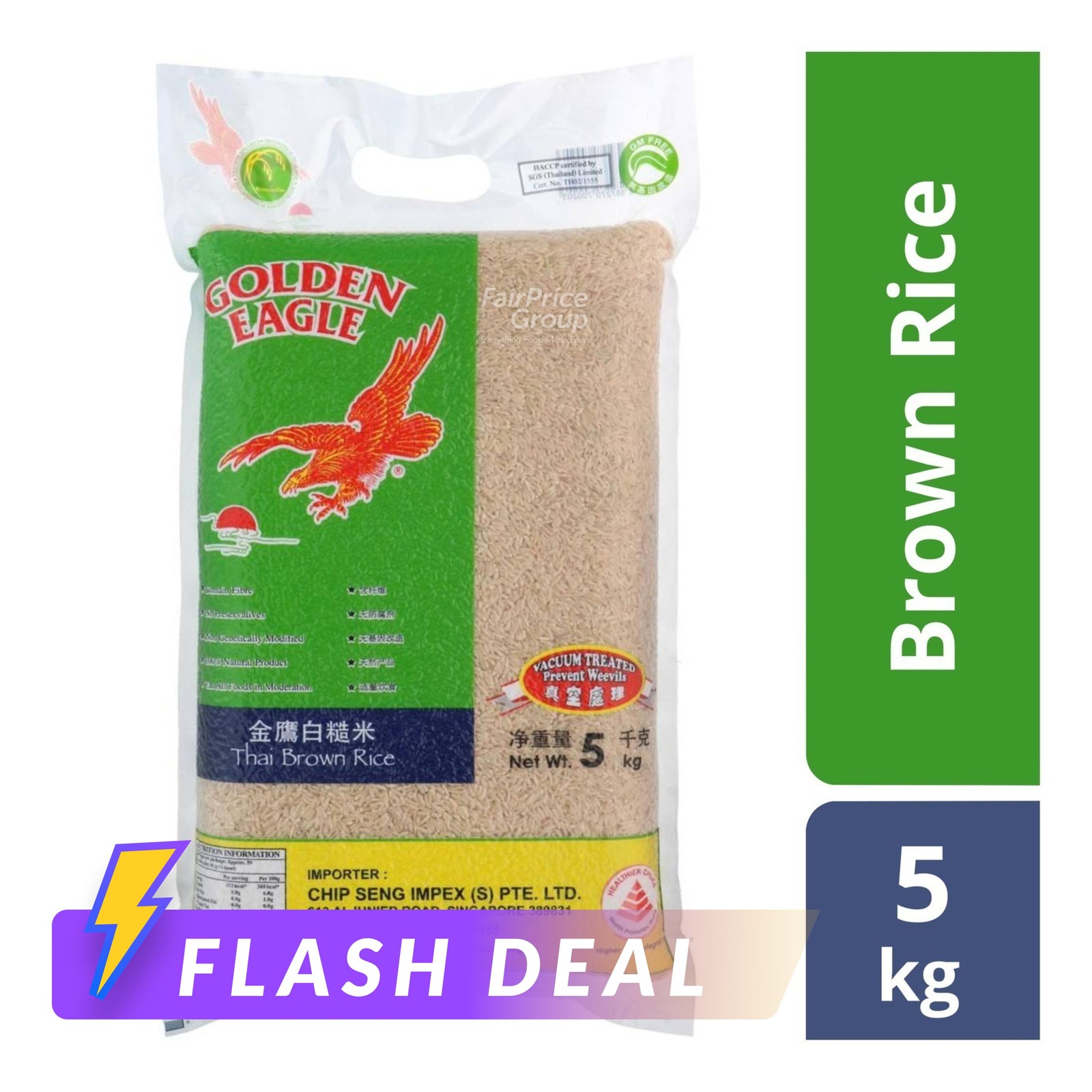 Golden Eagle Thai Brown Rice | NTUC FairPrice