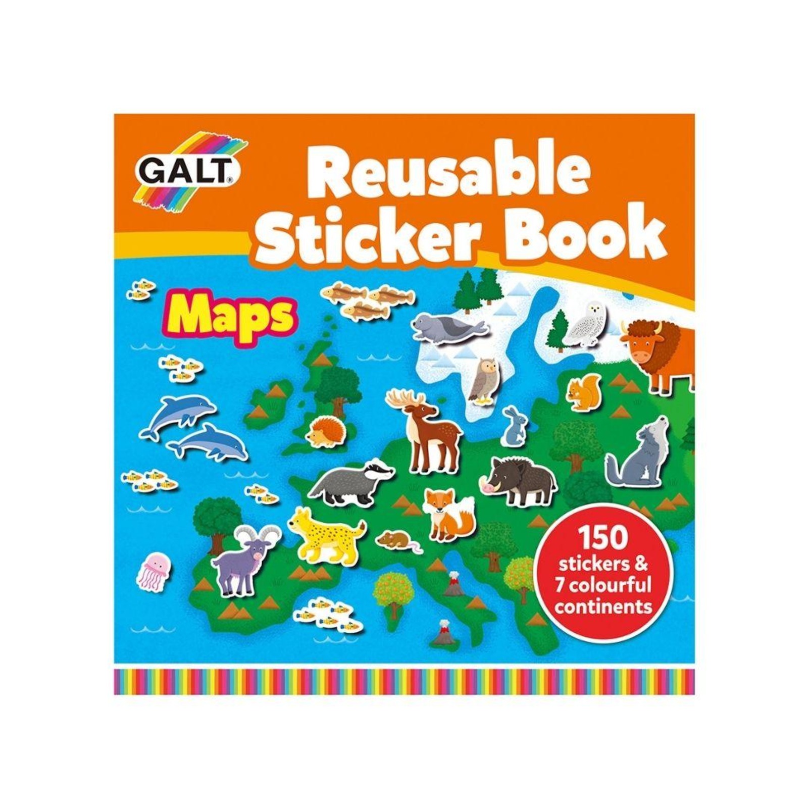 Galt Reusable Sticker Books (Maps) | NTUC FairPrice