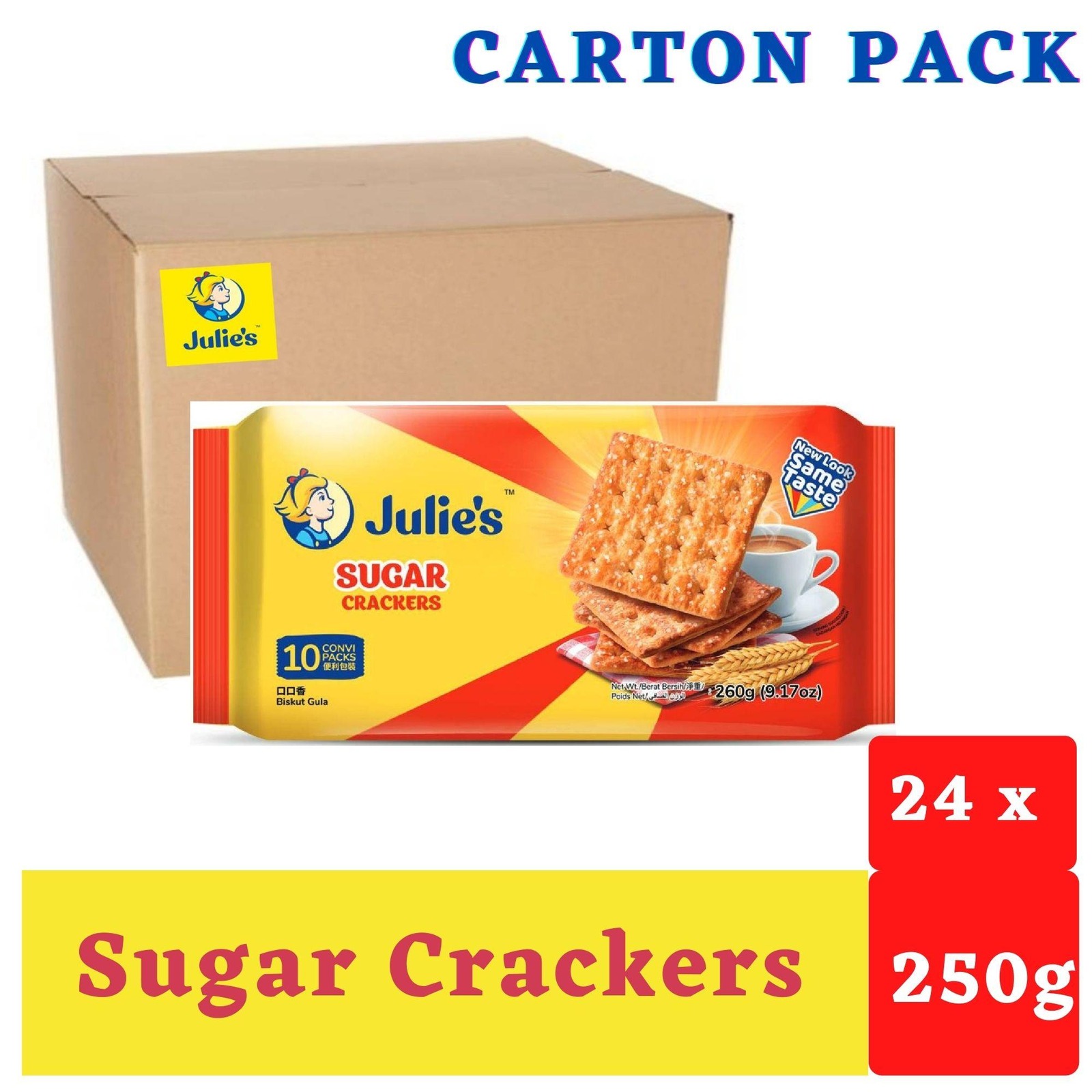 Julie's Sugar Crackers Carton | NTUC FairPrice