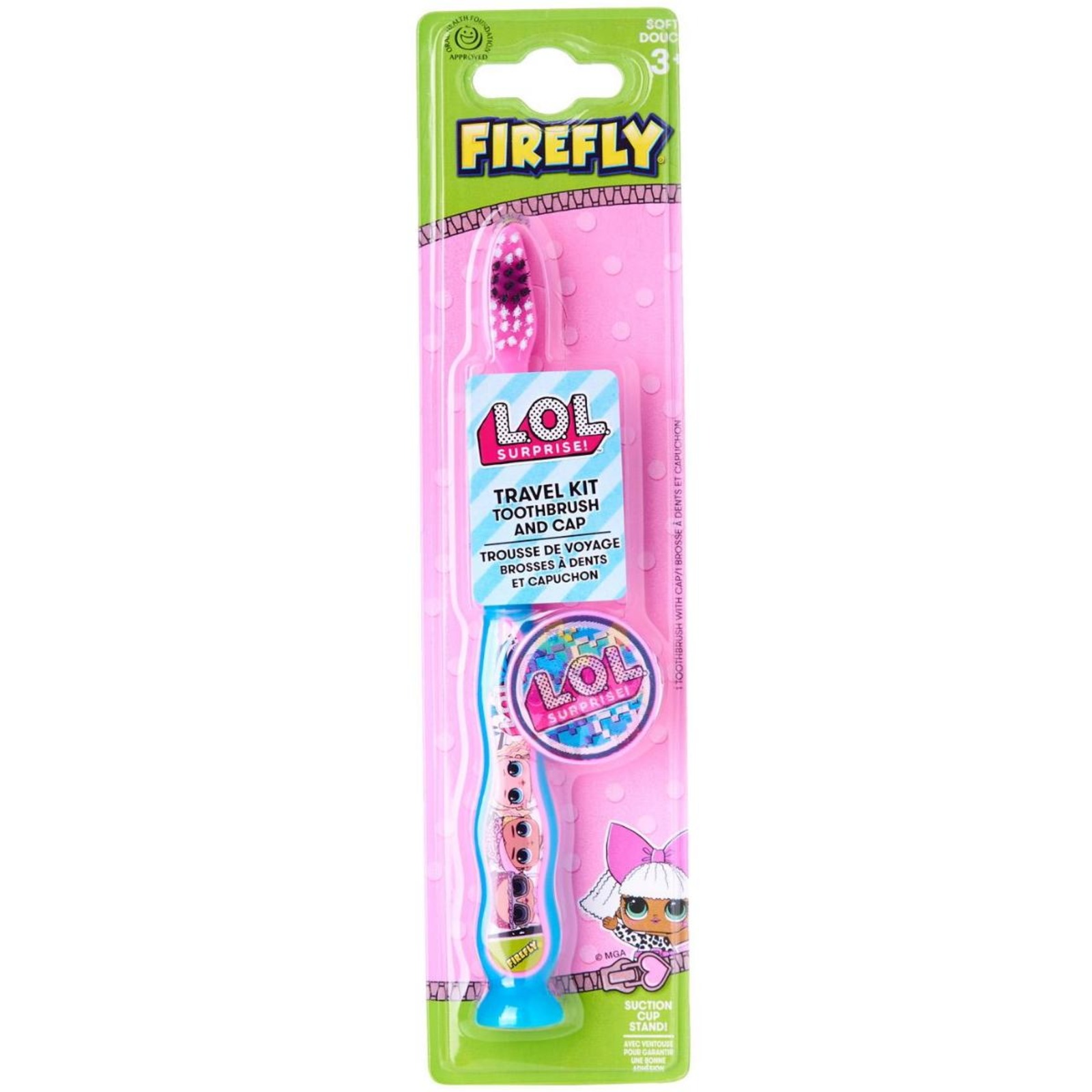 Firefly LOL Surprise Travel Kit Toothbrush and Cap | NTUC FairPrice