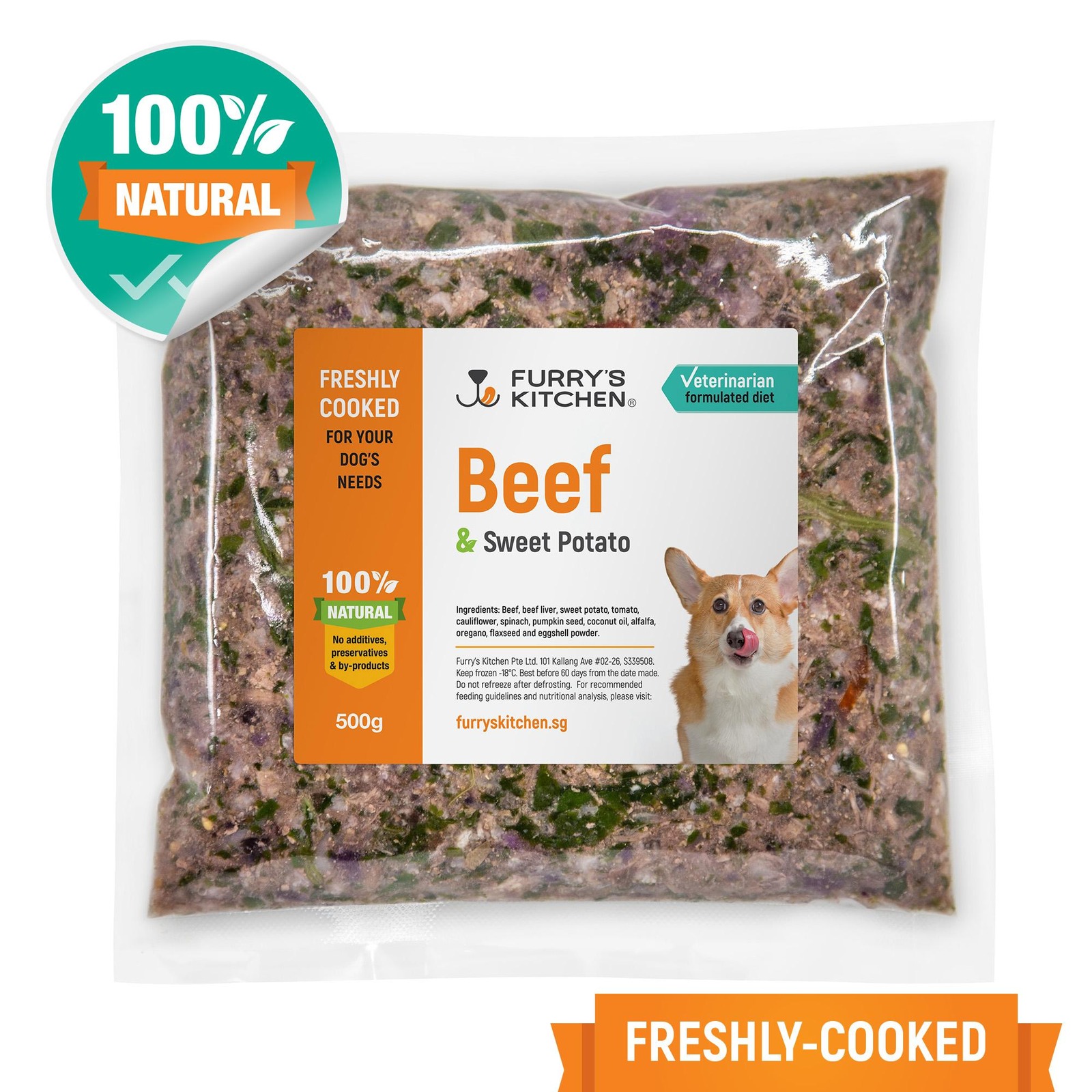 Furry's Kitchen Beef & Sweet Potato | NTUC FairPrice