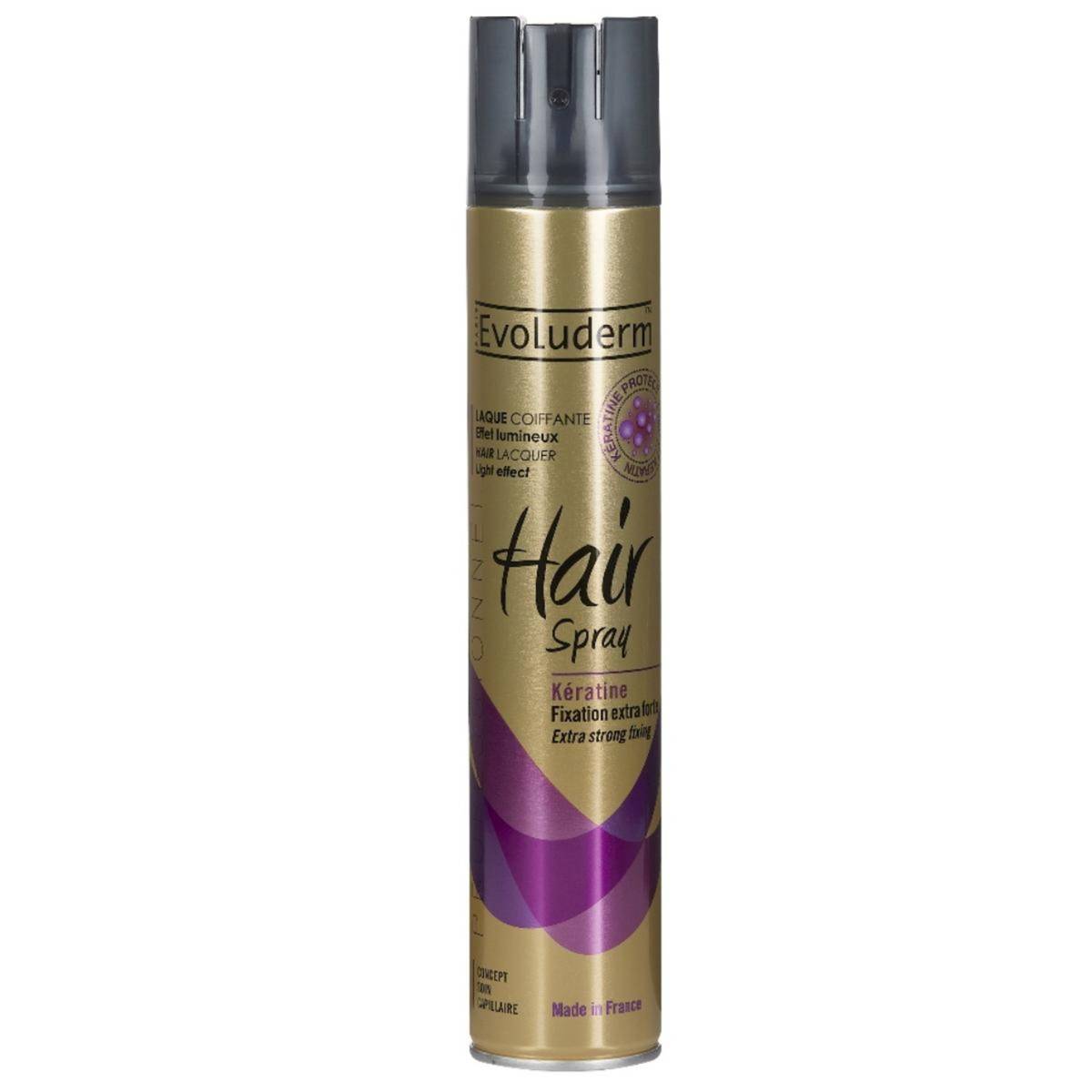 Evoluderm Lacquer Extra Strong Fixing Hair Spray | NTUC FairPrice