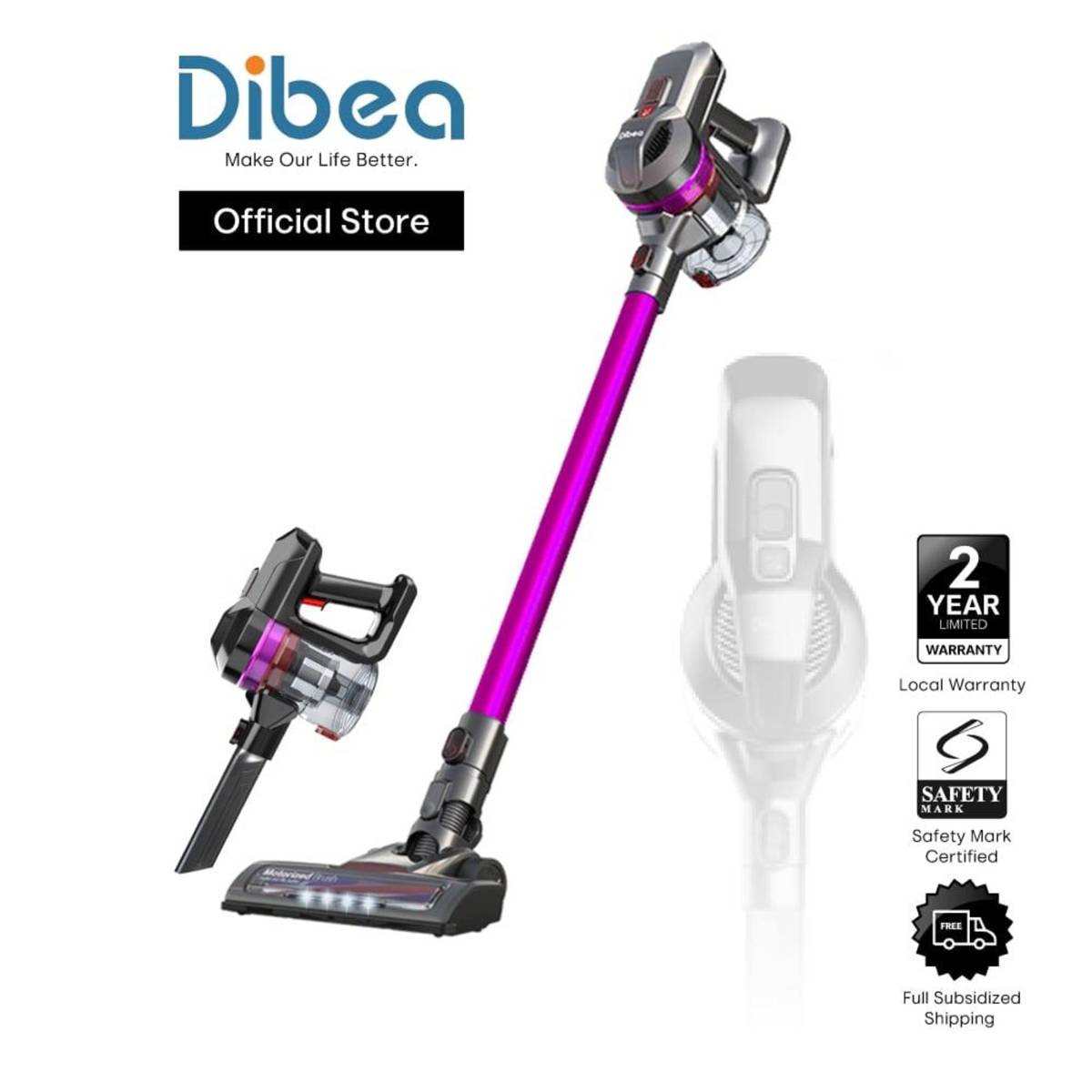 Dibea H008 Cordless Vacuum Cleaner | NTUC FairPrice
