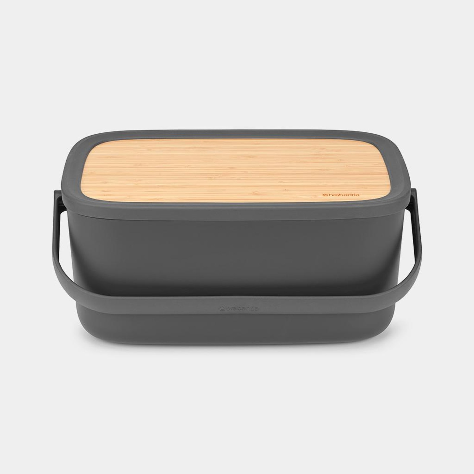 Brabantia Nic Bread Bin Dark Grey | NTUC FairPrice