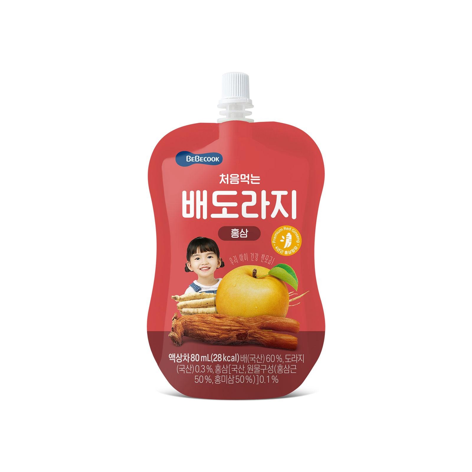 BeBecook Brewed Korean Pear Drink w Bellflower (Red Ginseng) | NTUC ...