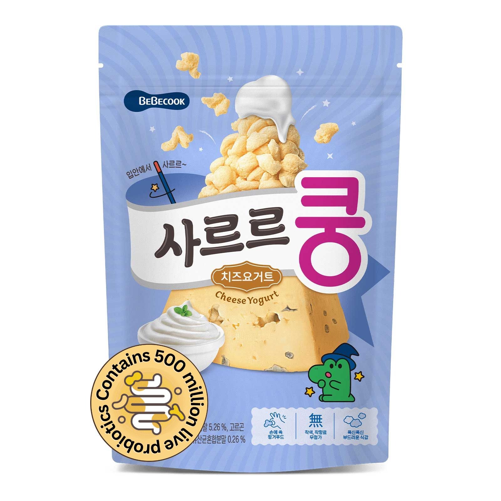 BeBecook Baby Melting Puff w Probiotics - Yoghurt Cheese | NTUC FairPrice