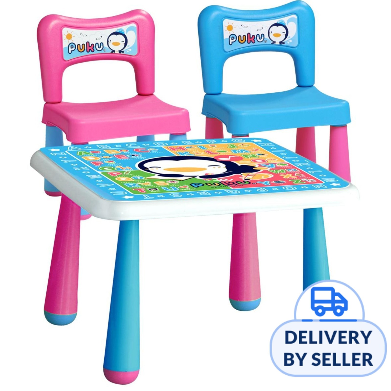Puku Table With 2 Chairs Set (L) | NTUC FairPrice