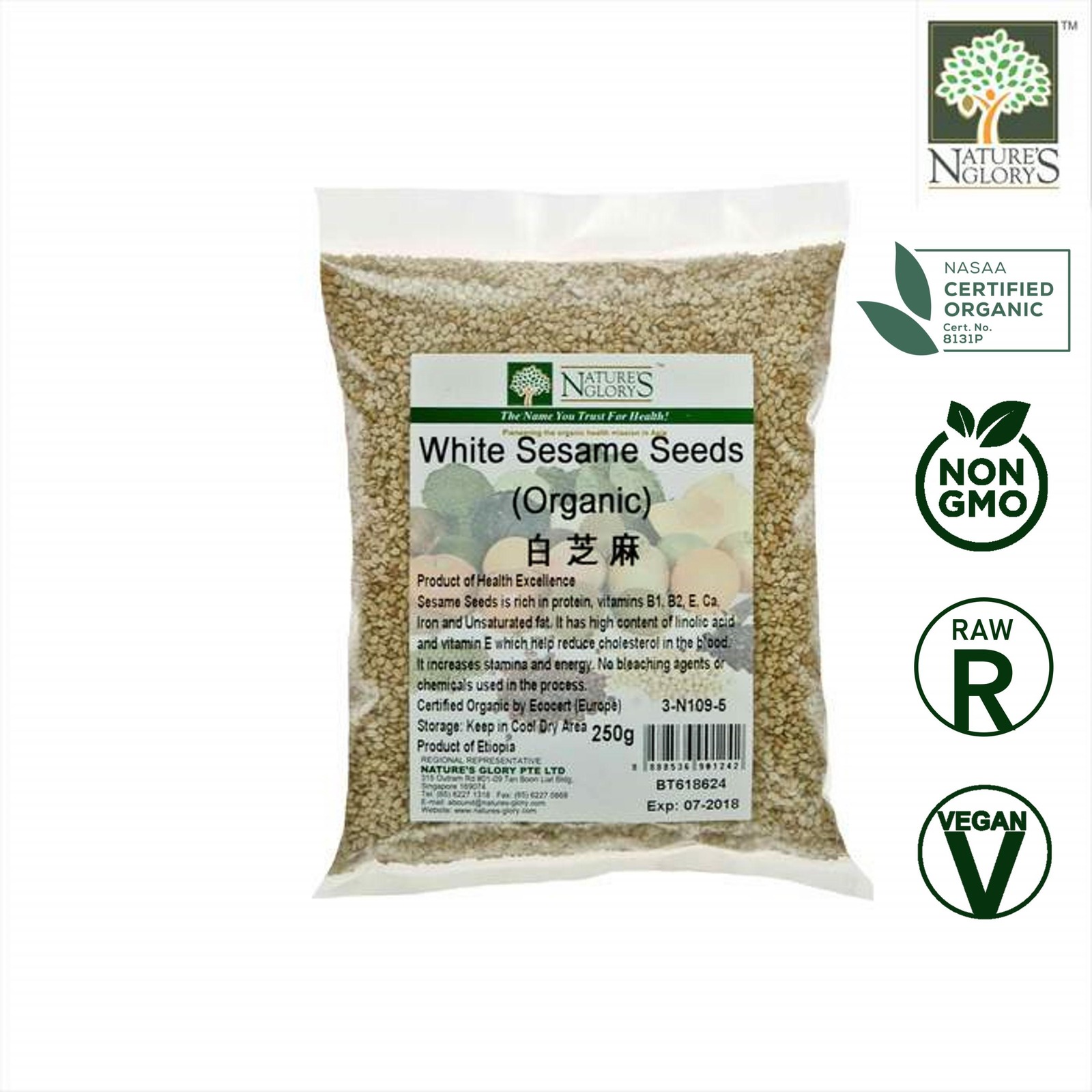 Nature's Glory White Sesame Seeds | NTUC FairPrice