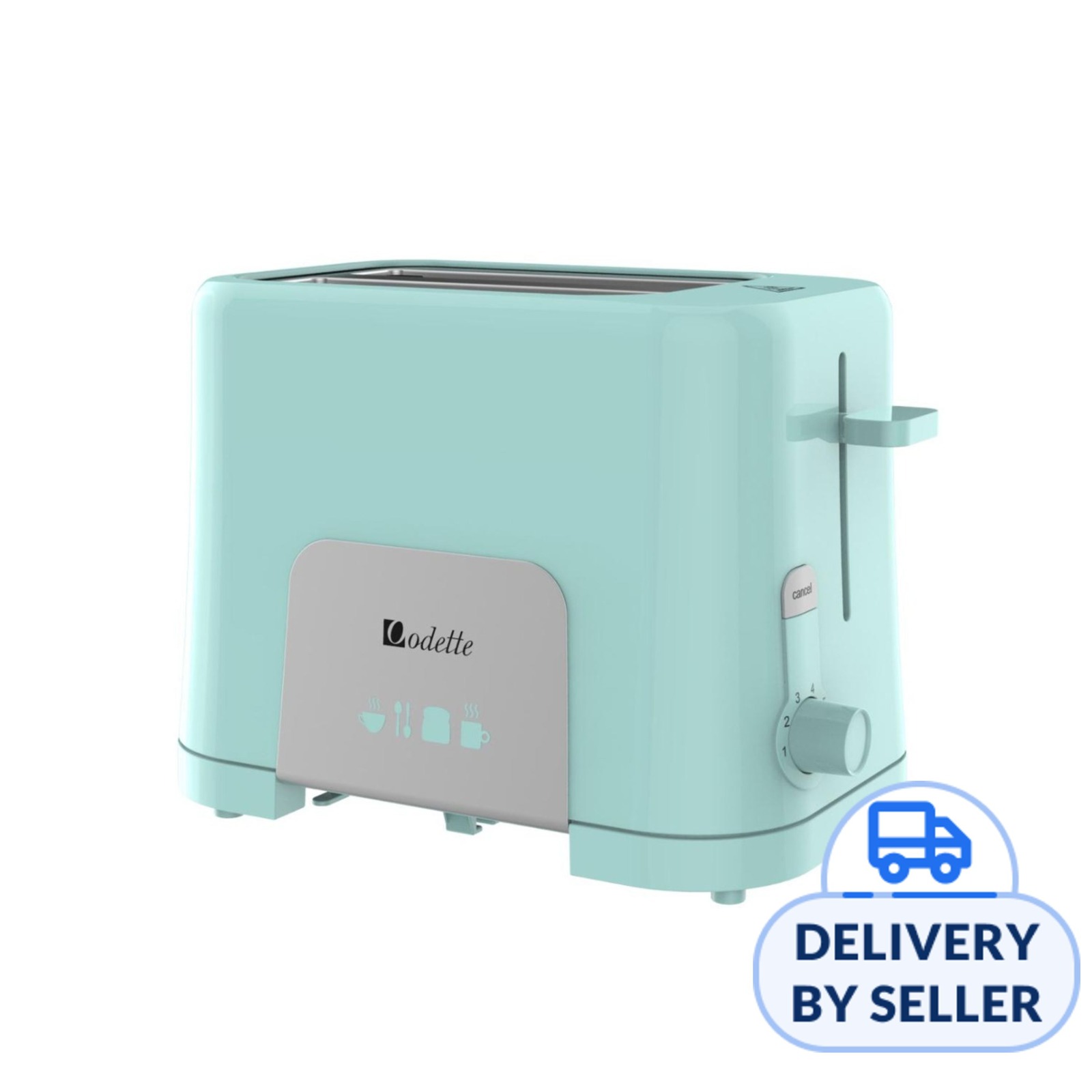 Odette Pastel Color 2-Slice Bread Toaster (Mint) | NTUC FairPrice