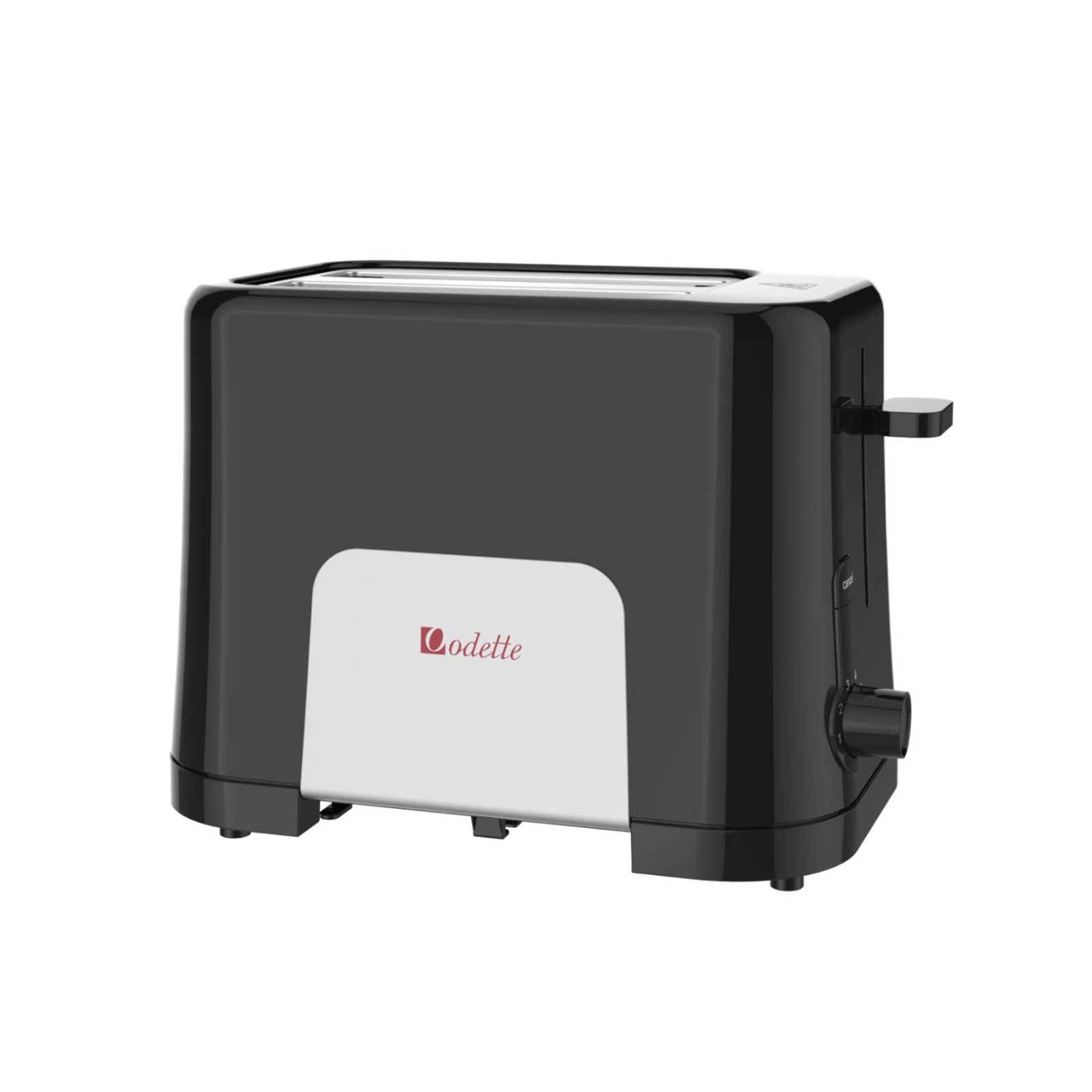 Odette Pastel Color 2-Slice Bread Toaster (Black) | NTUC FairPrice