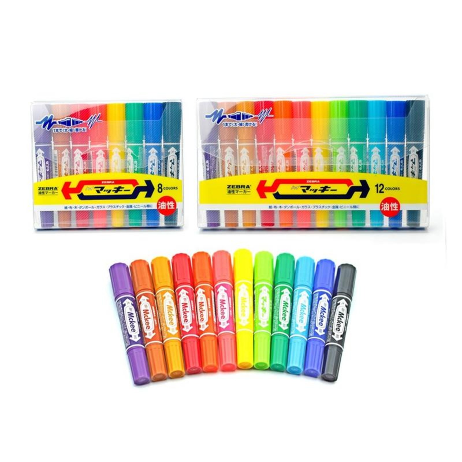 Zebra Hi-Mckie Permanent Marker 12pcs MC12C | NTUC FairPrice
