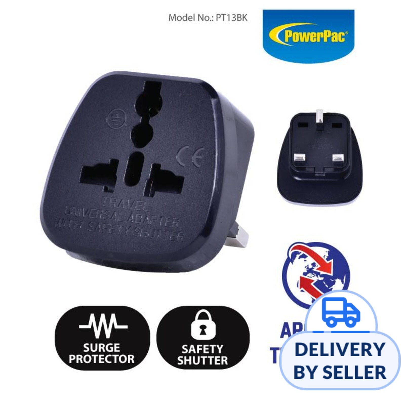 PowerPac (PT13BK) 2X Multi Adapter | NTUC FairPrice