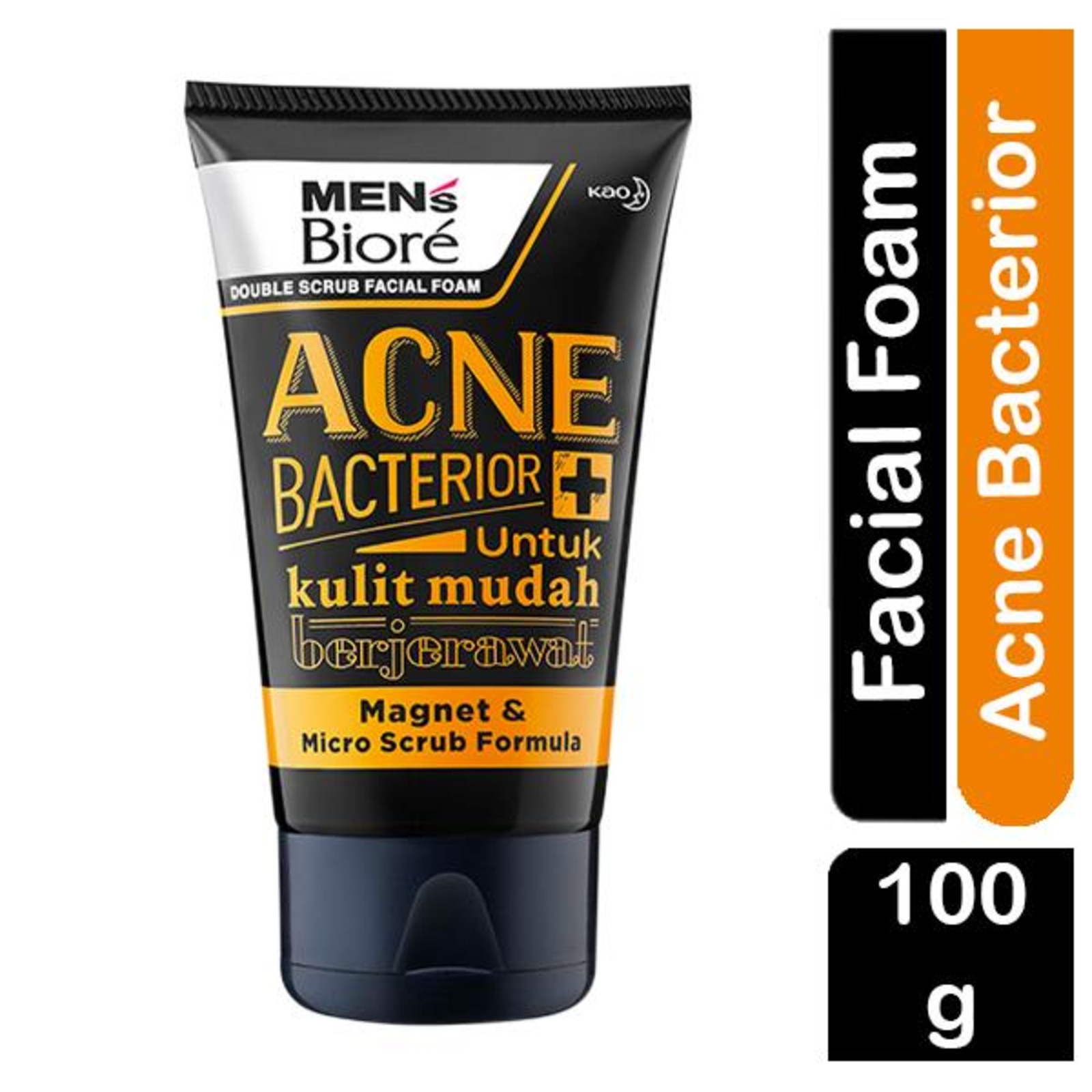 Biore Men's Double Scrub Anti-Bacterial Facial Foam Acne | NTUC FairPrice