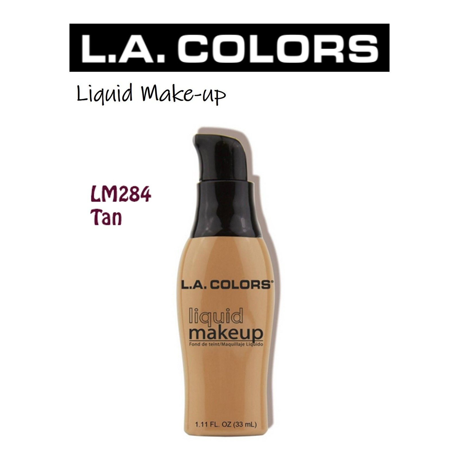 La Colors Liquid Make-up - Tan | NTUC FairPrice