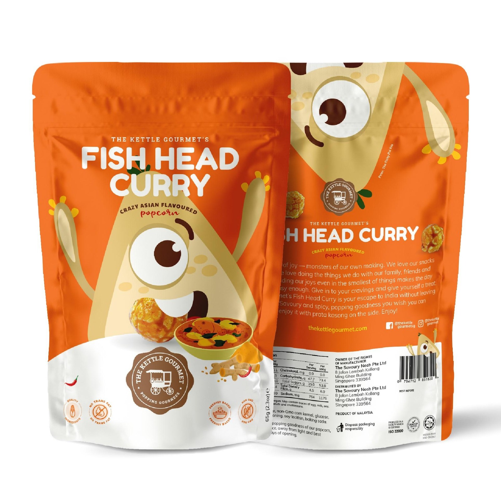 The Kettle Gourmet Snack Monster - Fish Head Curry | NTUC FairPrice