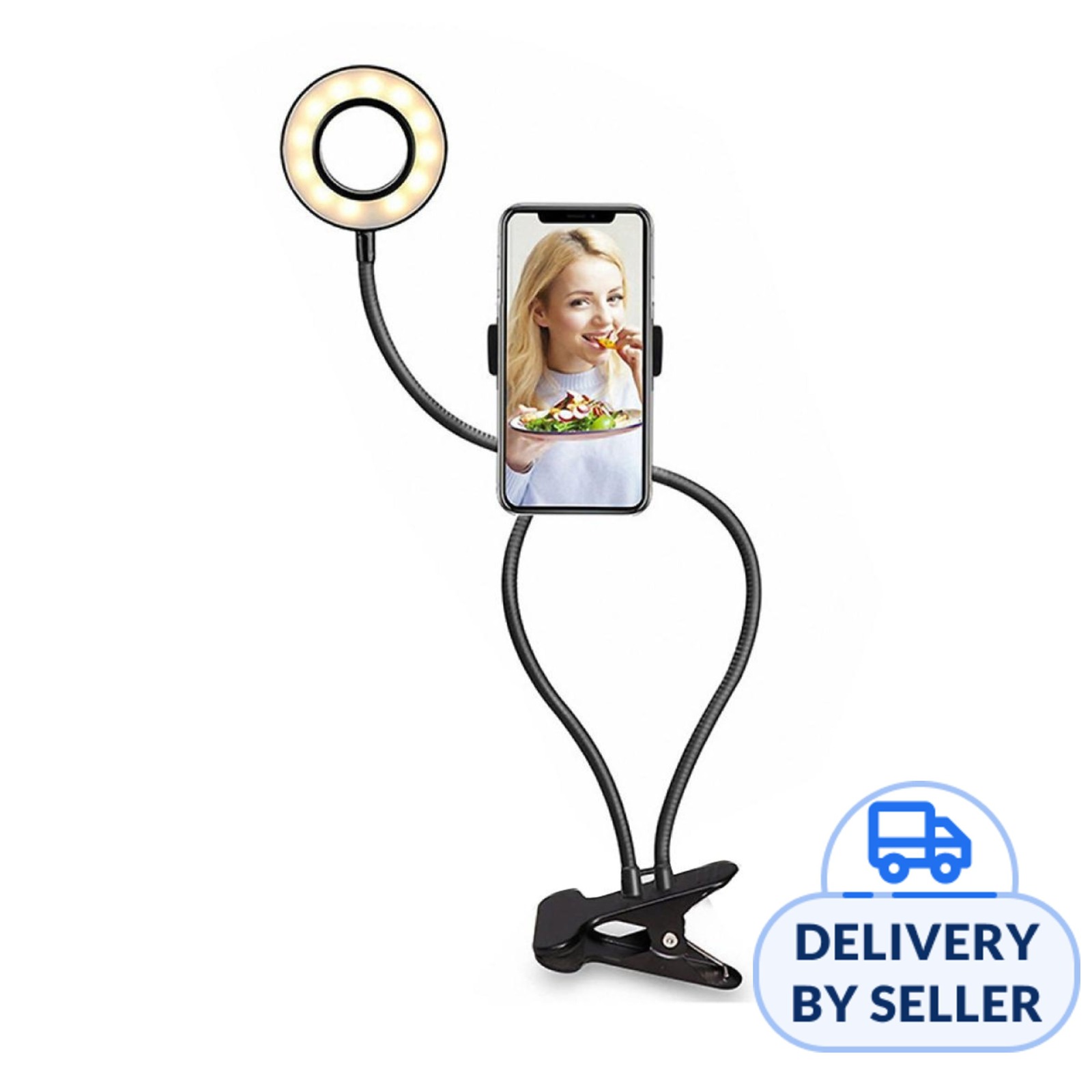 Gadget MIX 3in1 Led Clip Ring Light Table Black | NTUC FairPrice