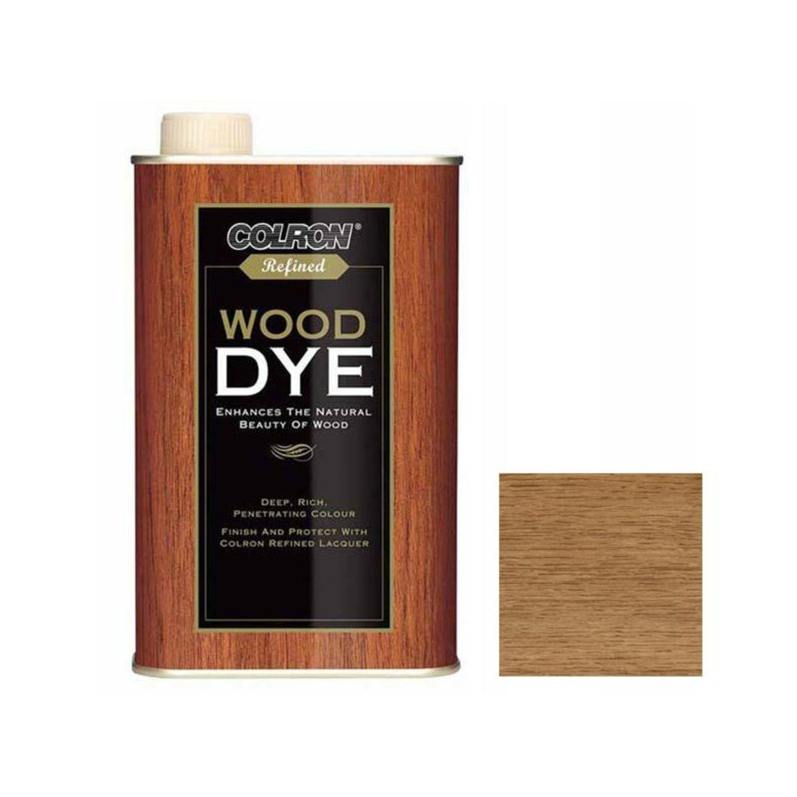 COLRON 36888 Refined Wood Dye (Georgian Medium Oak) 250ml | NTUC FairPrice