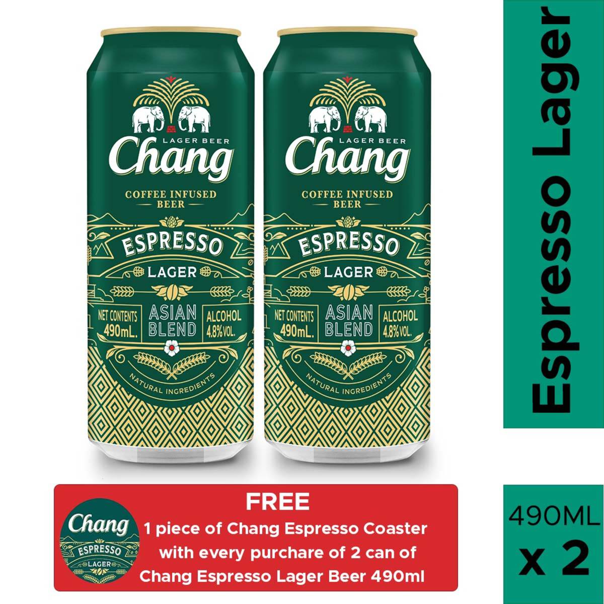 Chang Espresso Lager Beer 2's | NTUC FairPrice