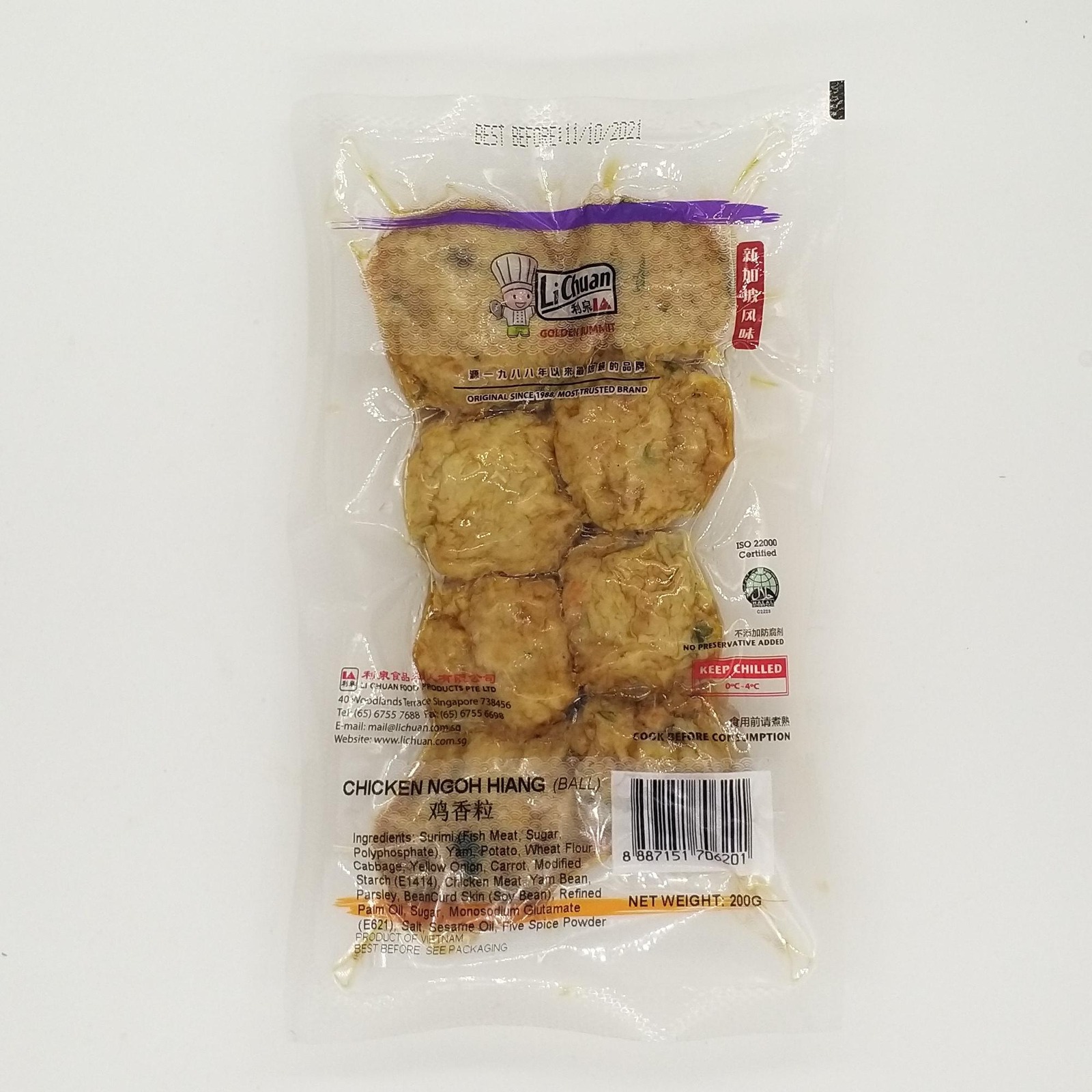 Li Chuan Chicken Ngoh Hiang Ball | NTUC FairPrice