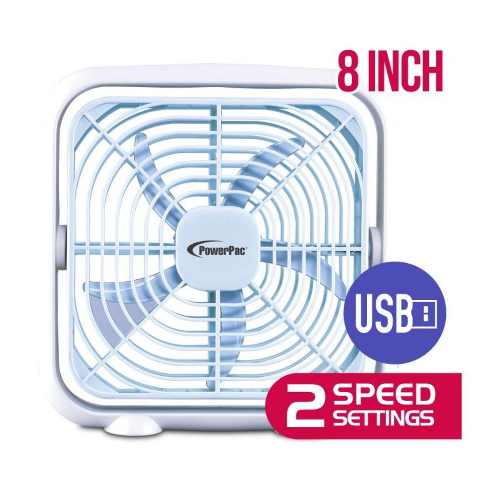 PowerPac PowerPac USB fan with 2 speed setting (PPUF229) | NTUC FairPrice