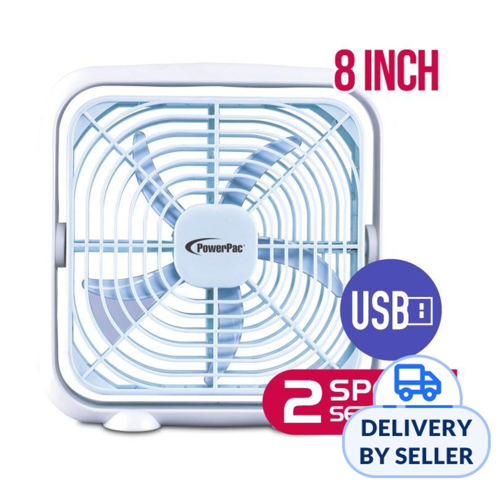PowerPac PowerPac USB fan with 2 speed setting (PPUF229) | NTUC FairPrice