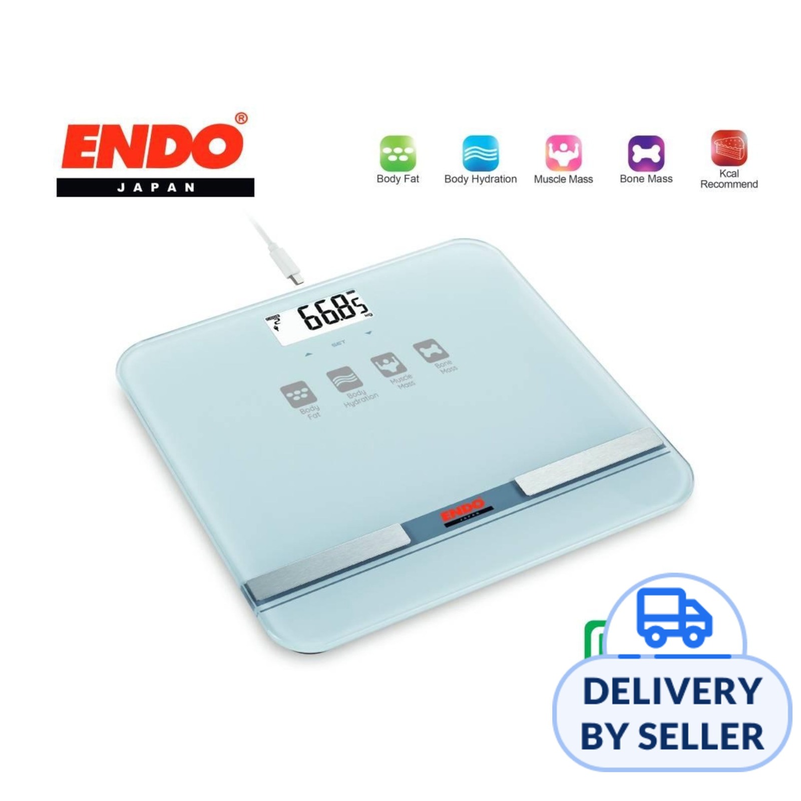 Endo Digital High Precision Body Fat Analysis Scale | NTUC FairPrice