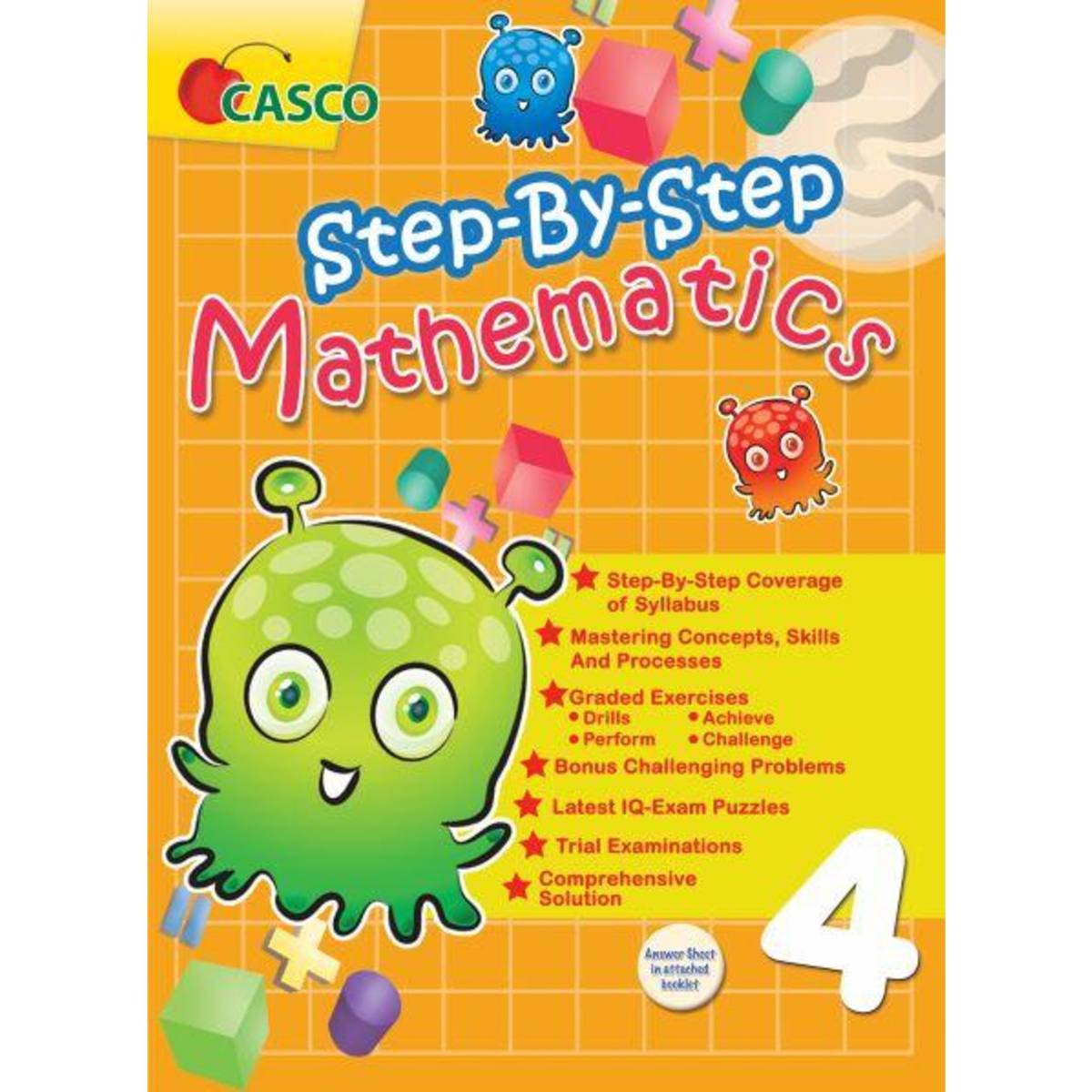 Casco Primary 4 Step-By-Step Maths - Revised Ed | NTUC FairPrice
