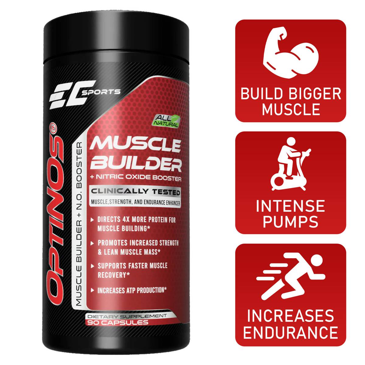 EC Sports Optinos Nitric Oxide Pre Workout Muscle Supplement | NTUC ...